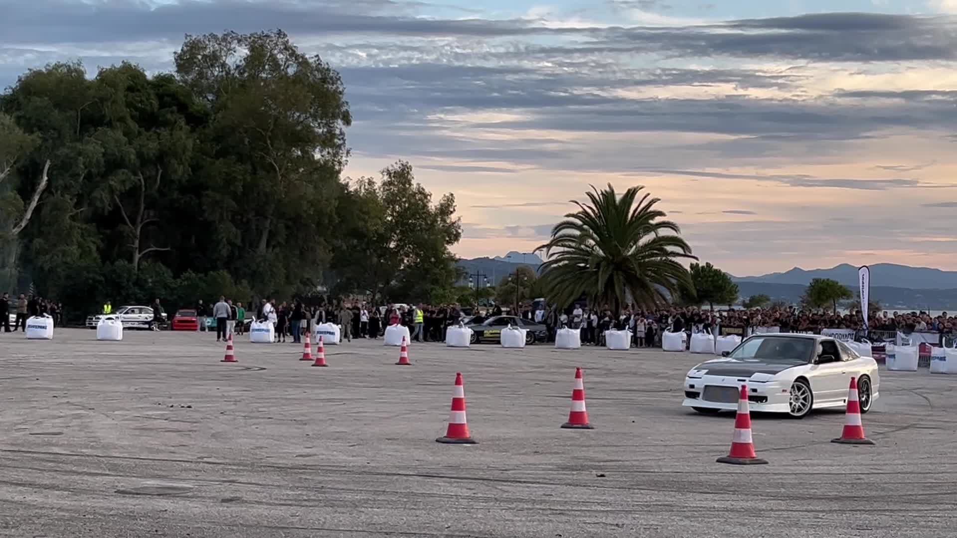 Drifting Car at Sunset Motor Event Free Stock Video Footage, Royalty ...