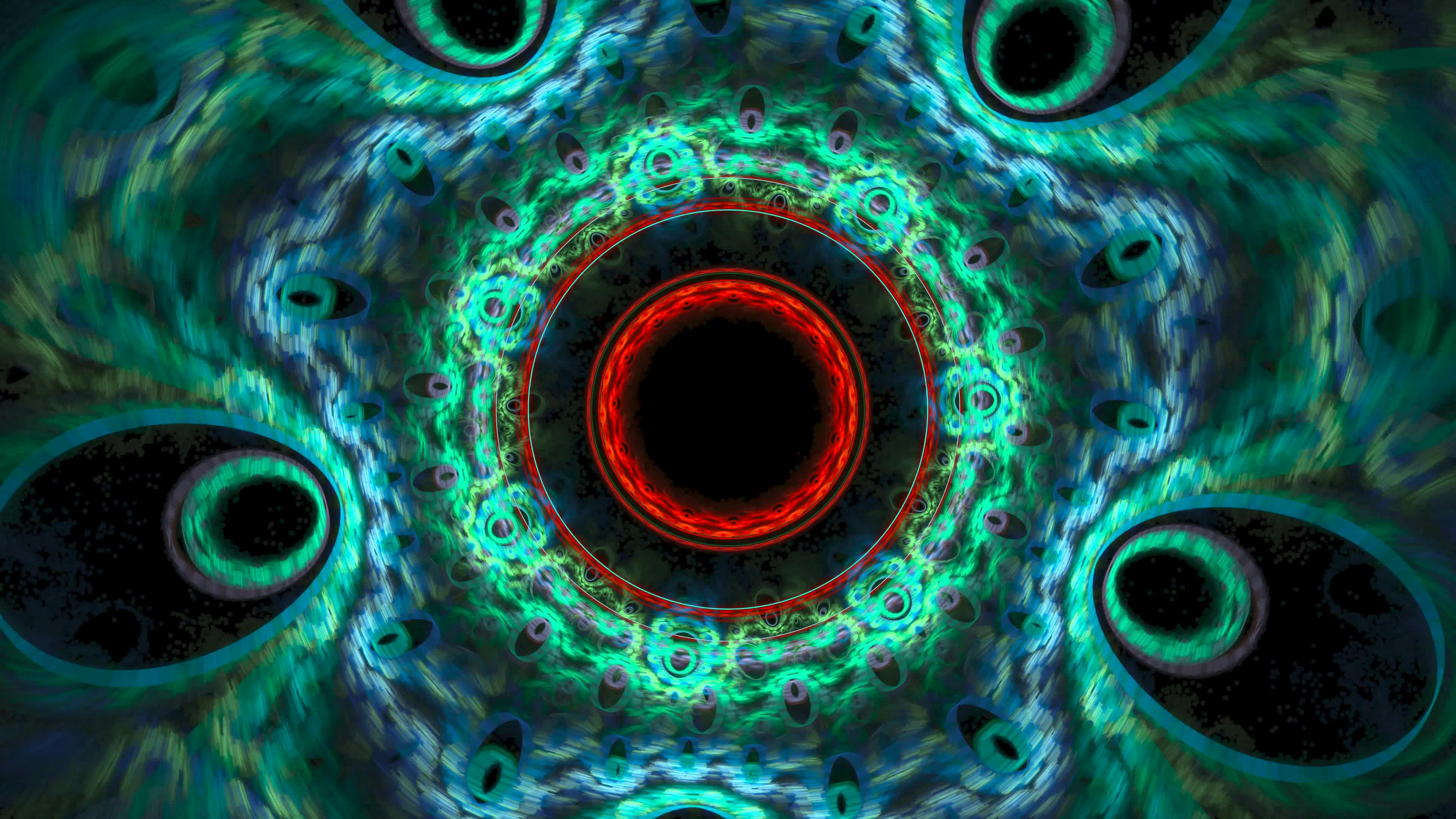 Abstract CG Animation with Changing Shapes Free Stock Video Footage ...