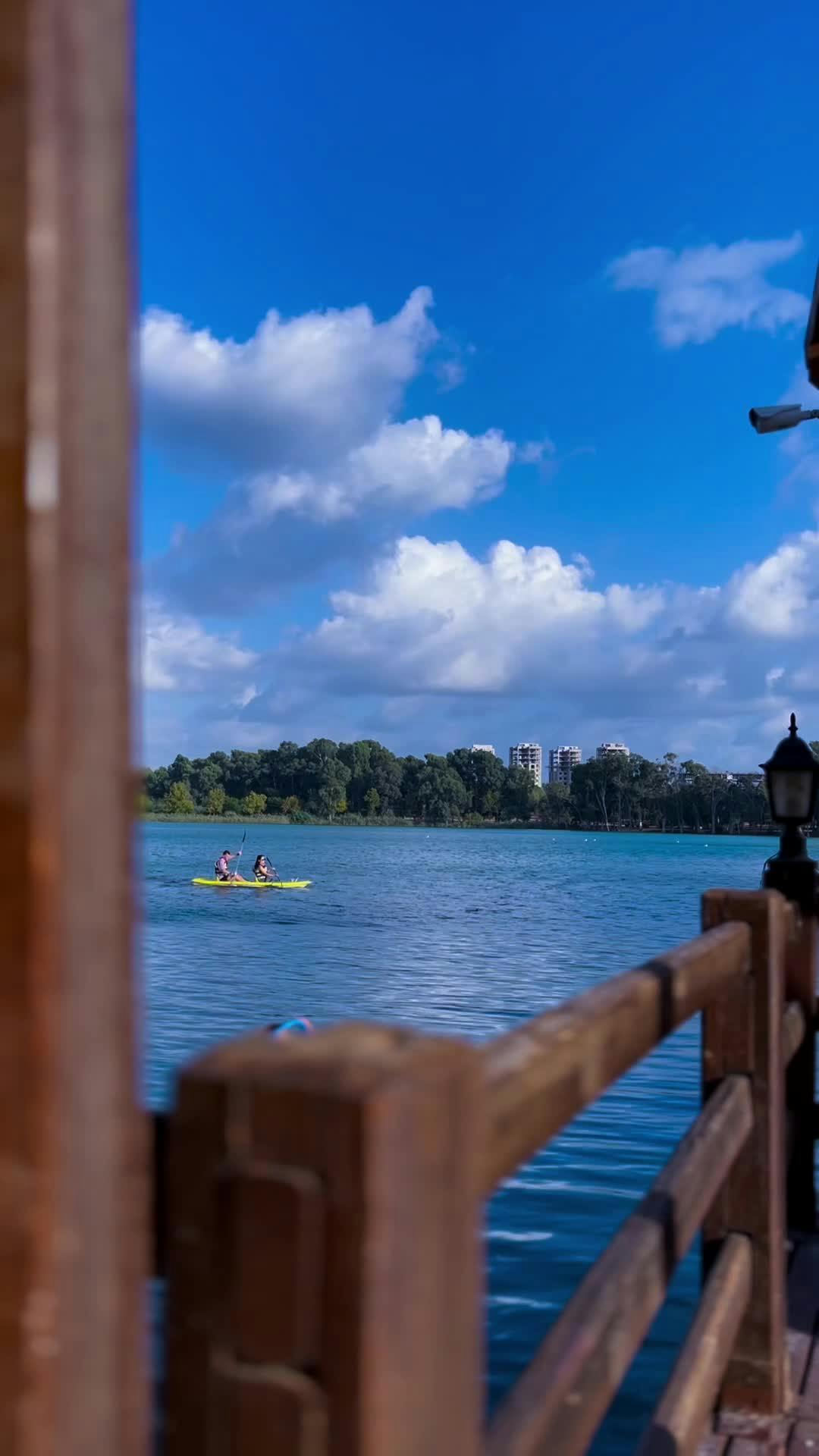 Serene Lake View with Kayaker on Blue Sky Day Free Stock Video Footage, Royalty-Free 4K & HD ...