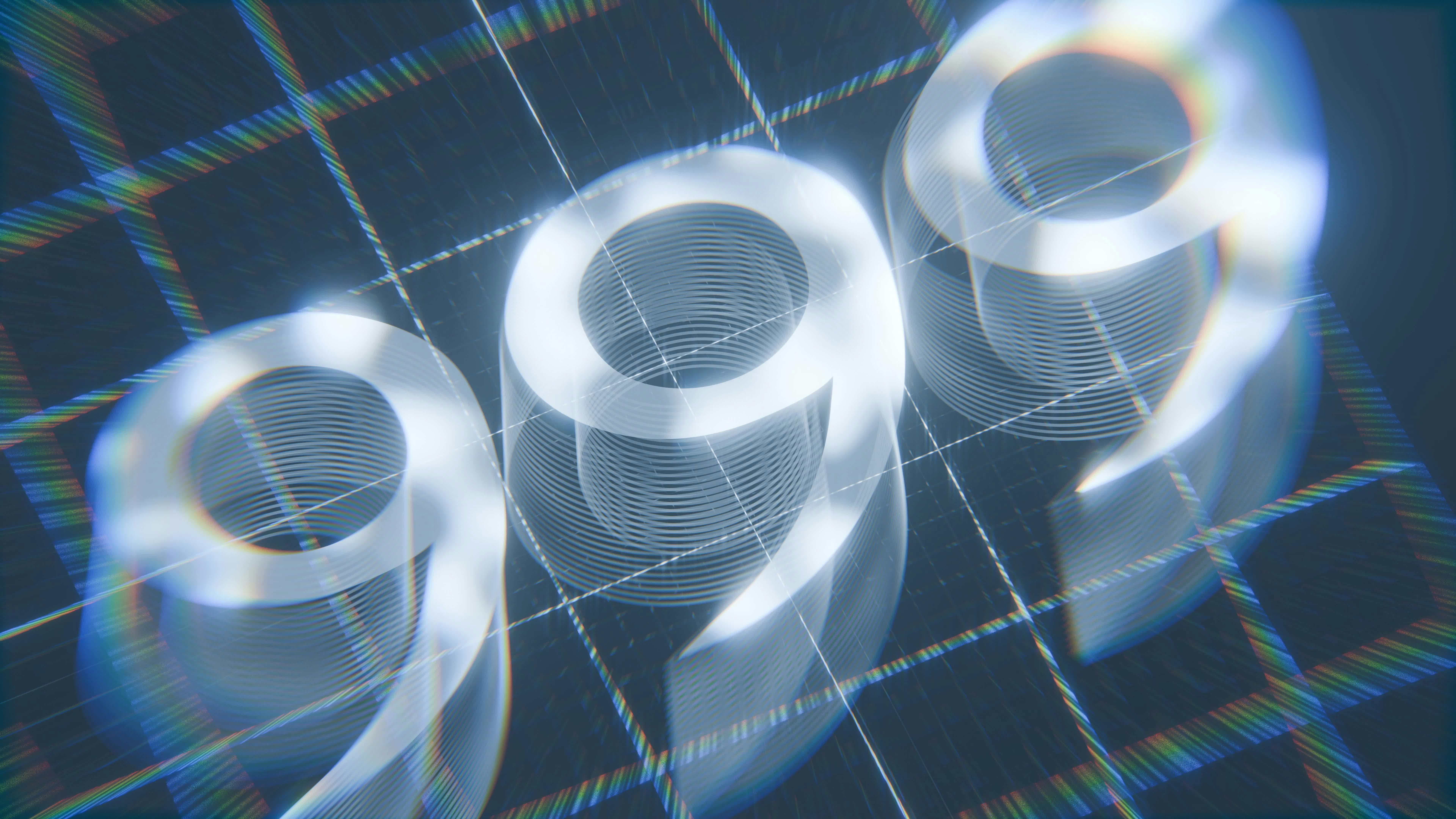 Futuristic Neon Numerology: 999 Animation Free Stock Video Footage ...