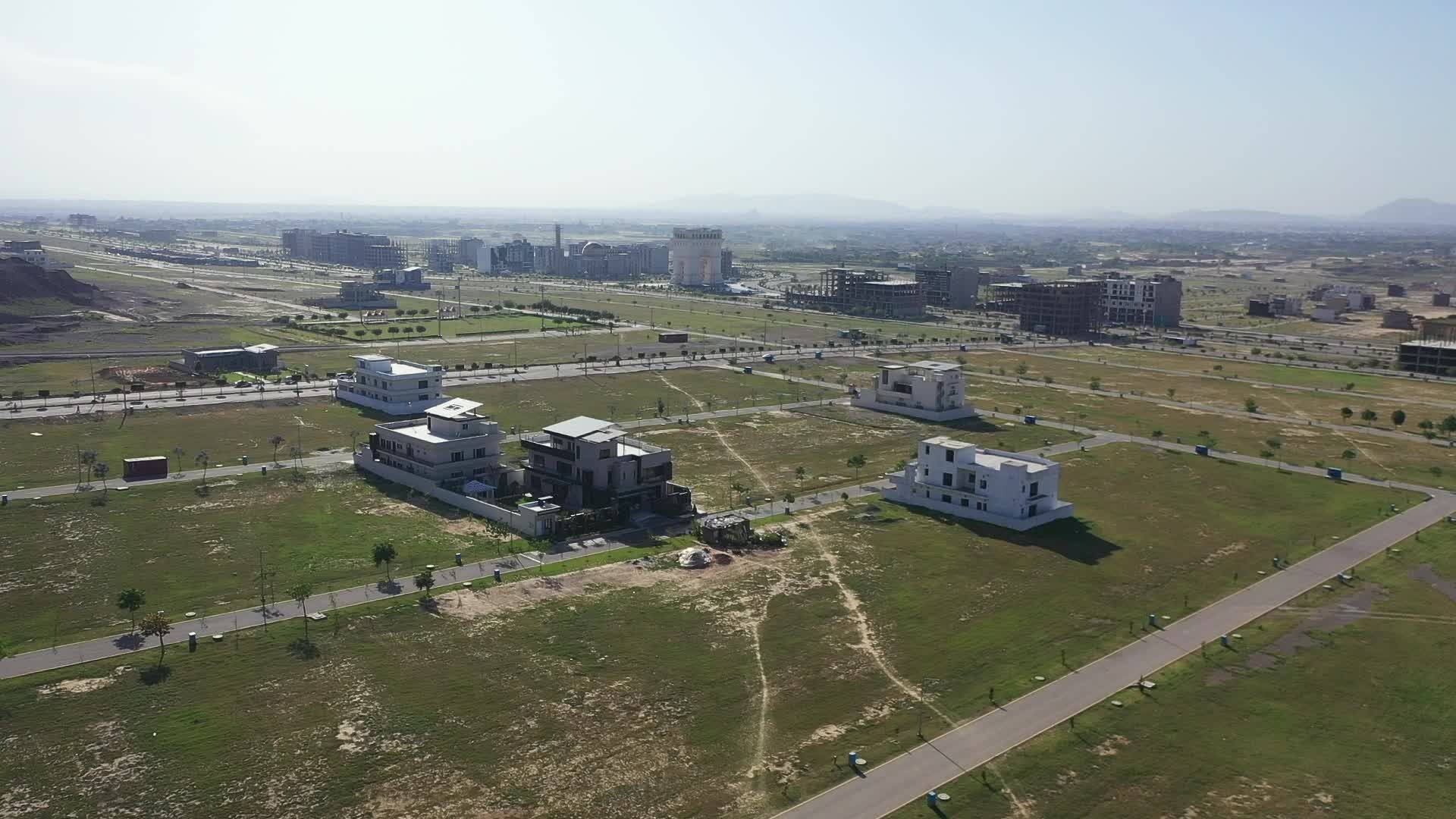 Aerial View of Faisal Hills Development in Pakistan Free Stock Video ...
