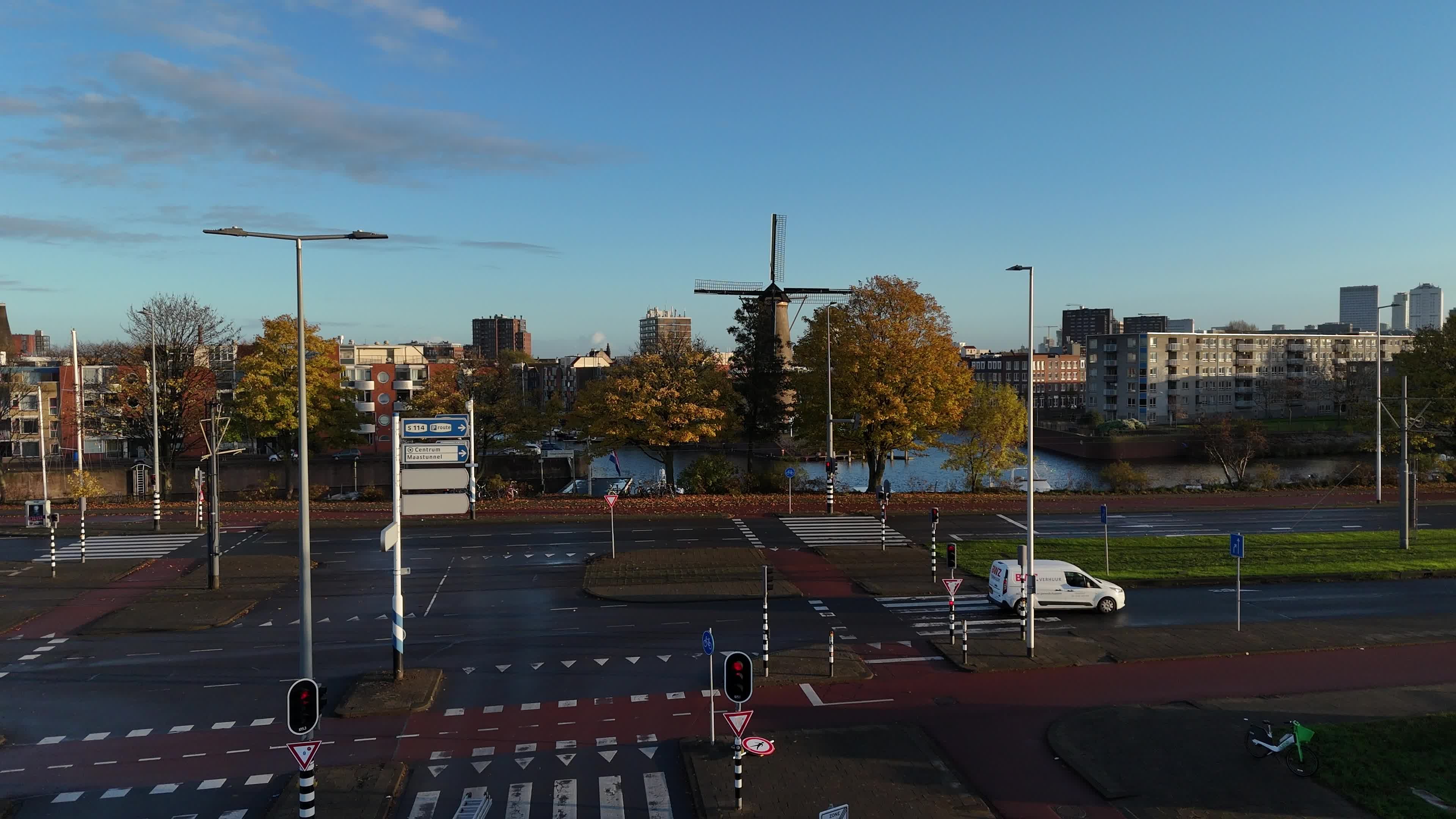 Scenic Morning in Rotterdam's Delfshaven Free Stock Video Footage ...