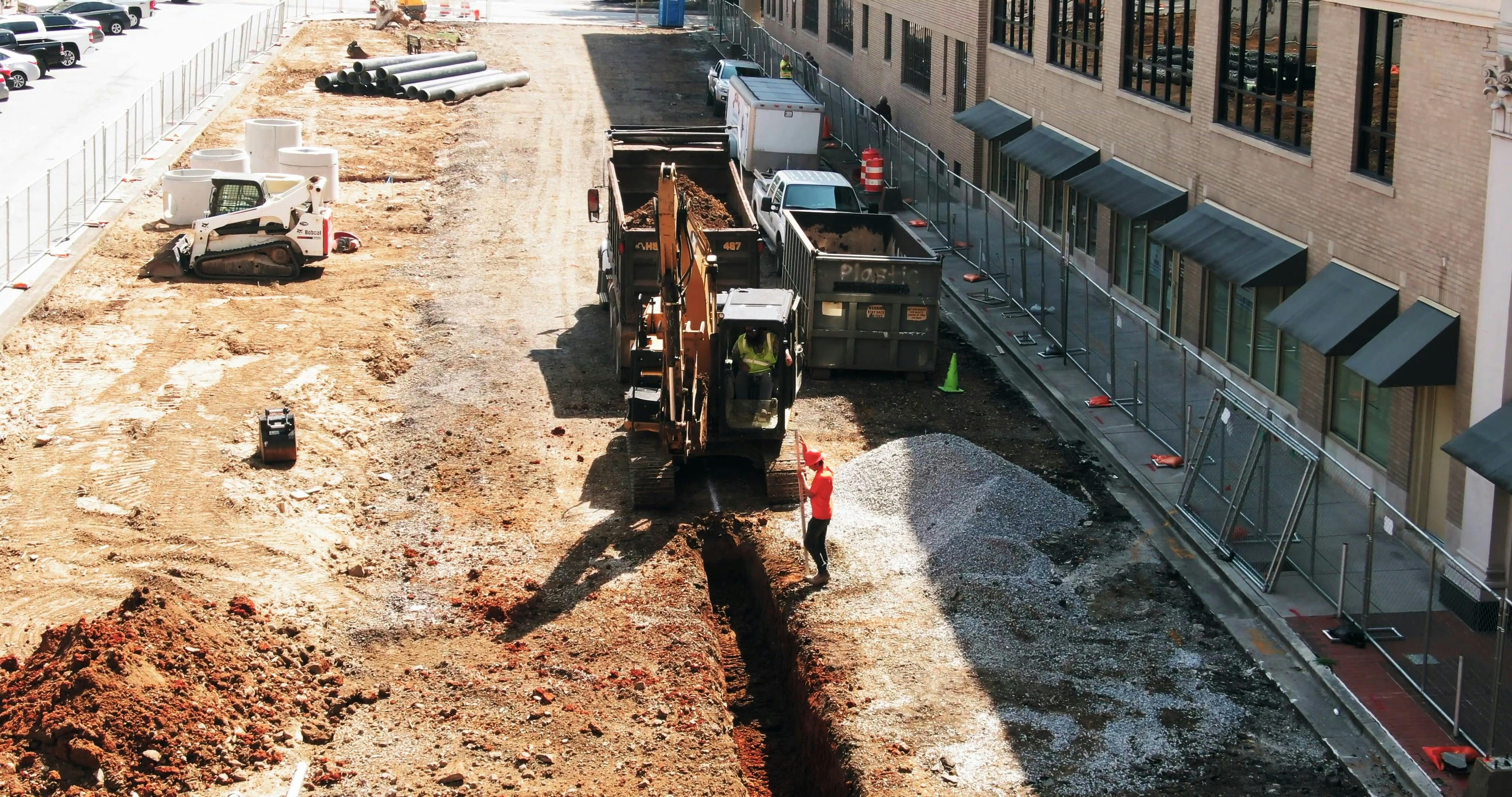 Timelapse Video of a Construction Site Free Stock Video Footage ...