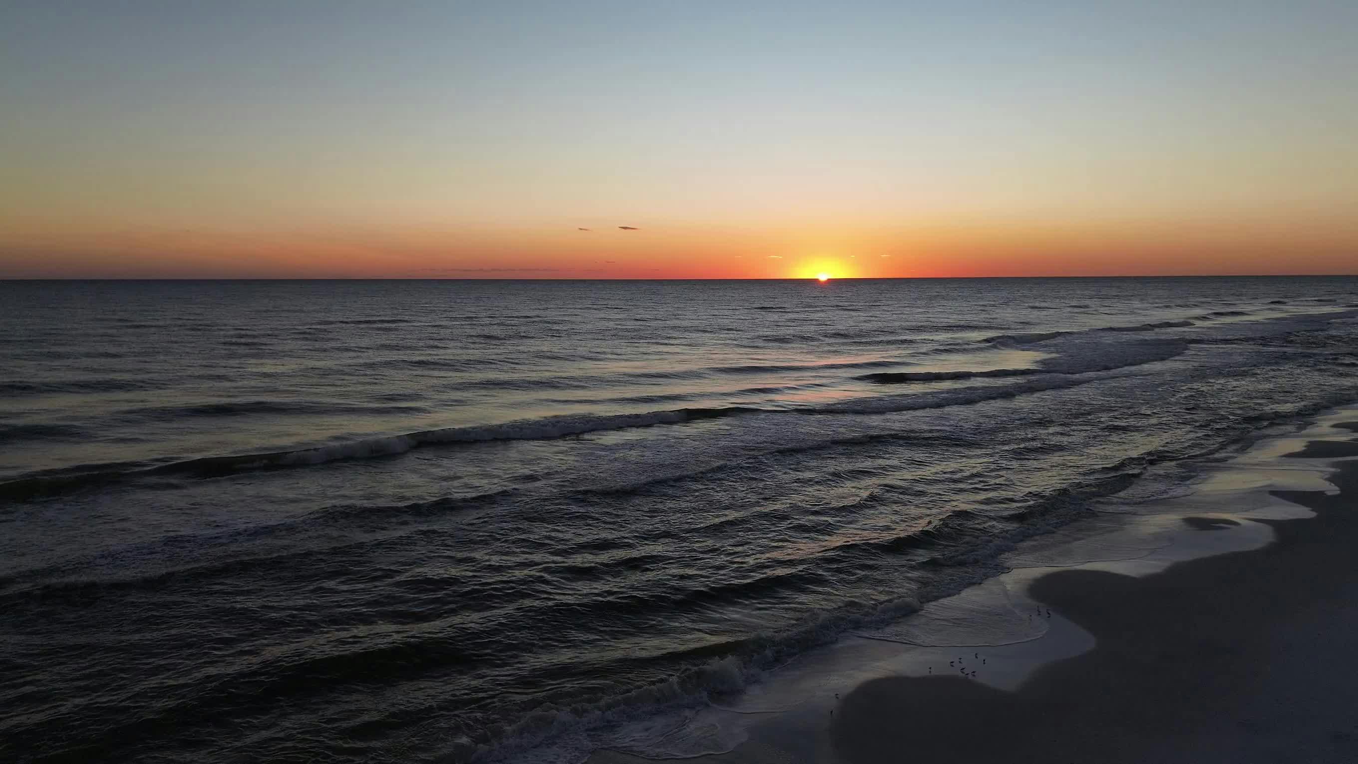 Stunning Ocean Sunset Over Gulf of Mexico Free Stock Video Footage ...