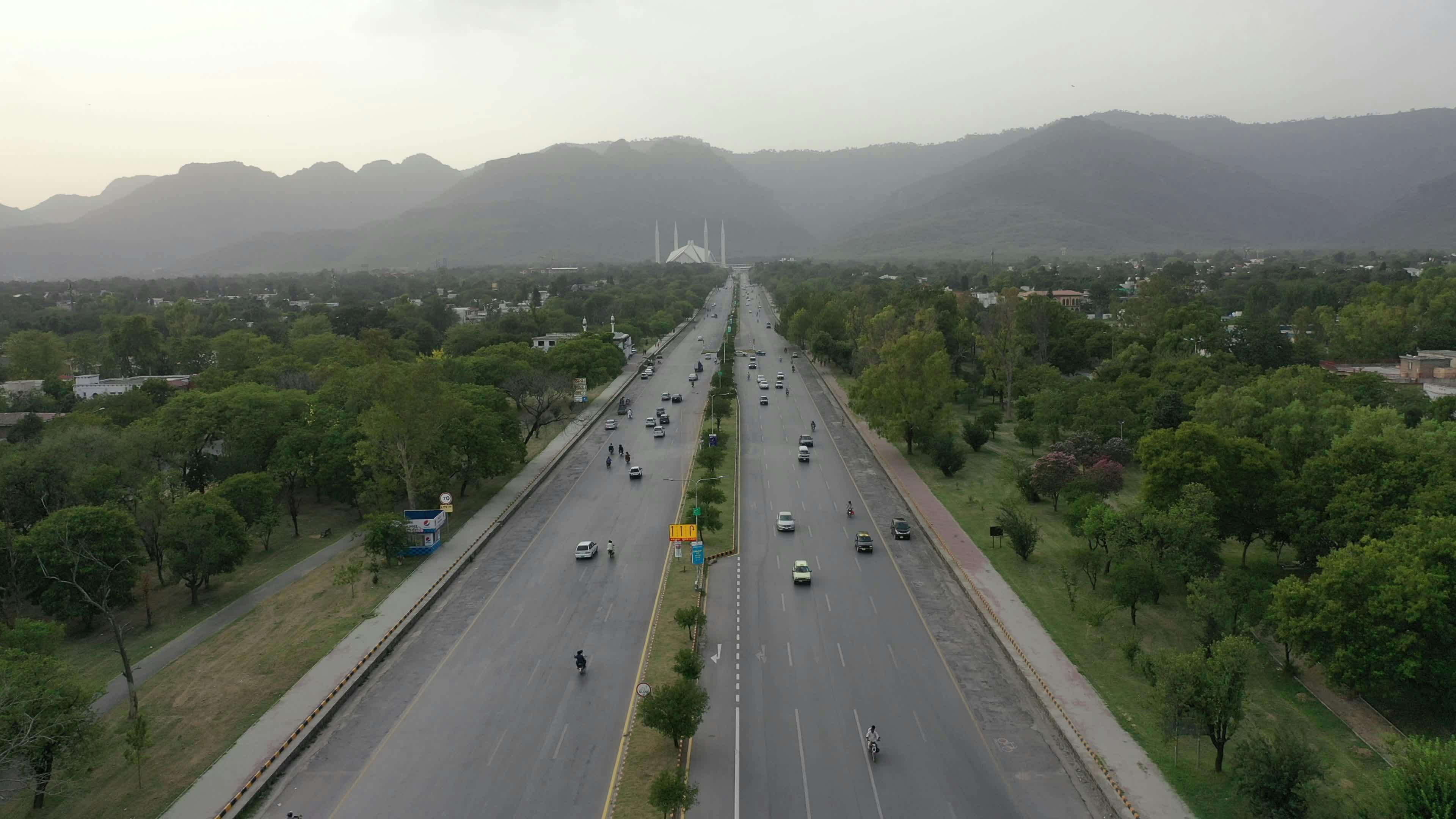 The Islamabad Faisal Mosque Free Stock Video Footage, Royalty-Free 4K ...