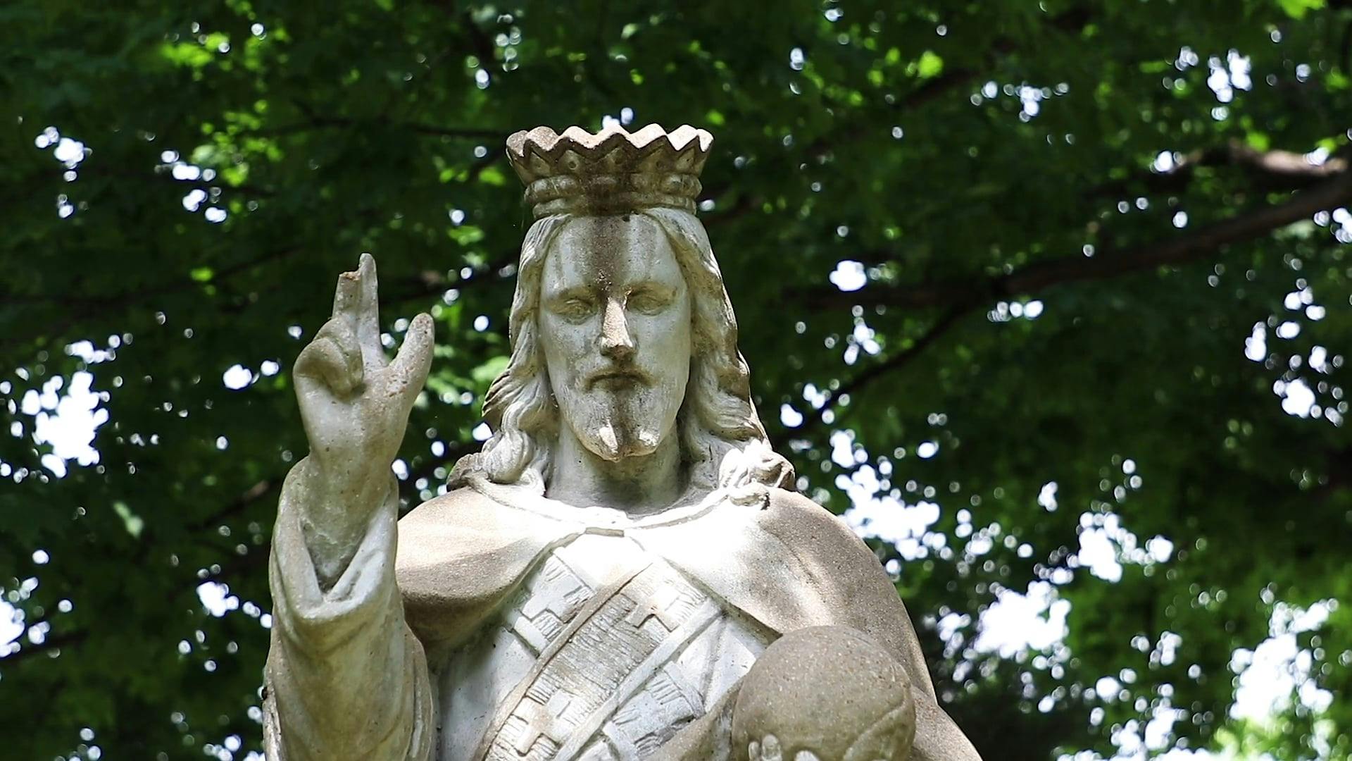 A Stone Cast Structure On Public Display Free Stock Video Footage ...