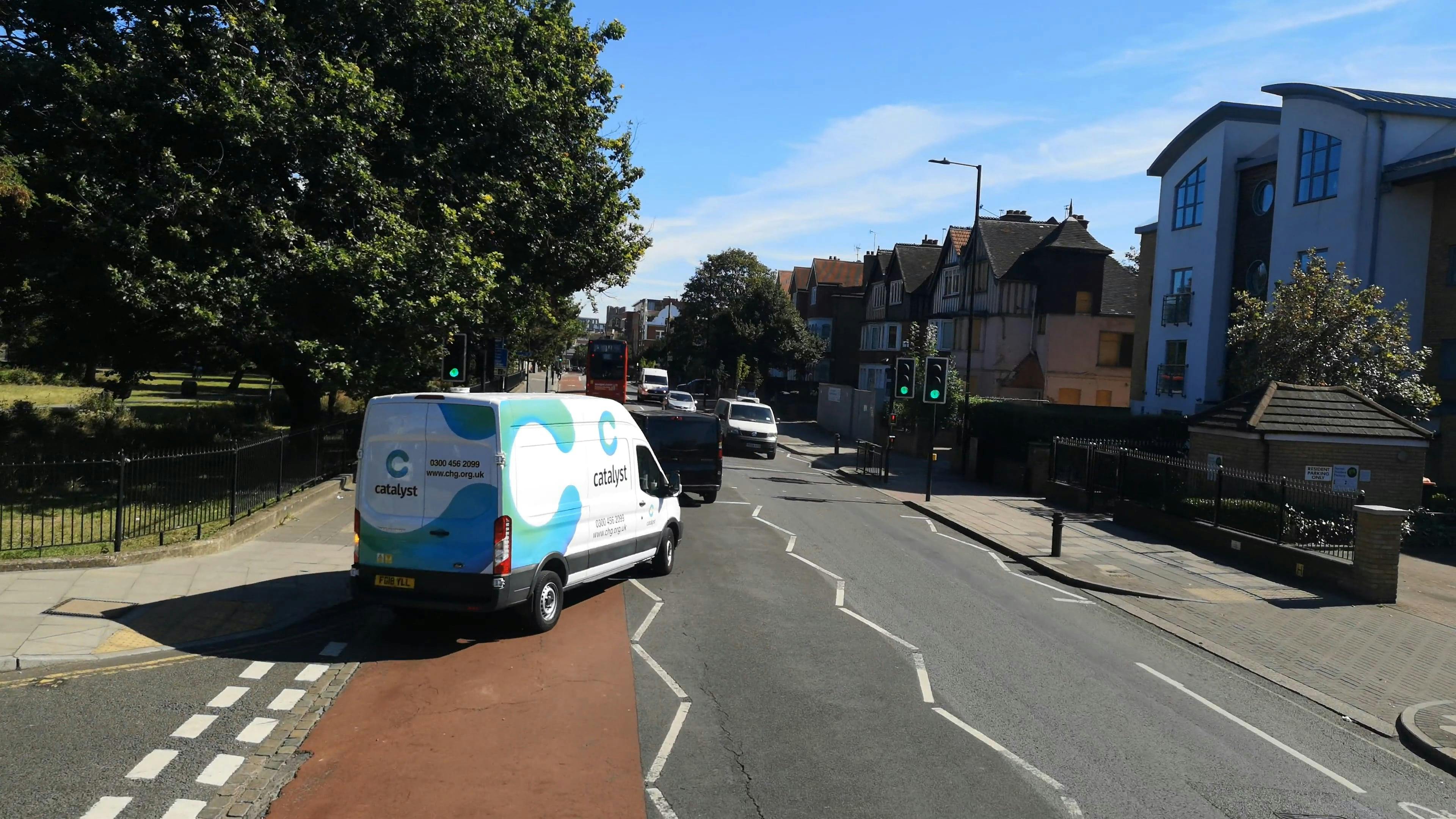 Tracking Footage Of Vehicular Traffic In A City Street At Daytime Free ...