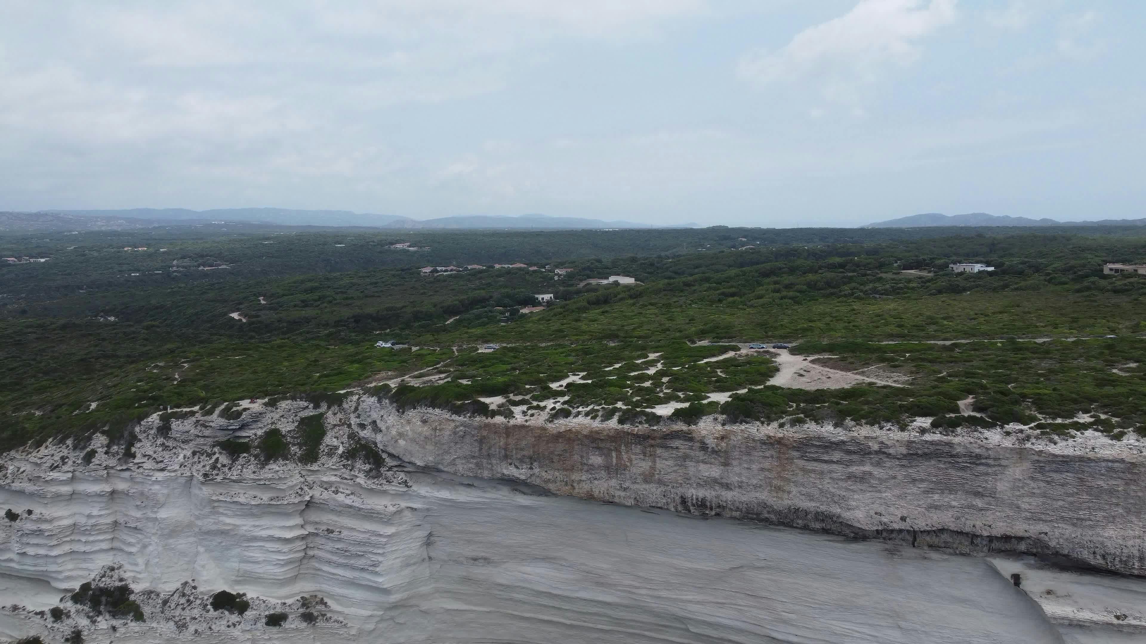 Scenic Aerial View of Rugged Cliffside Terrain Free Stock Video Footage ...