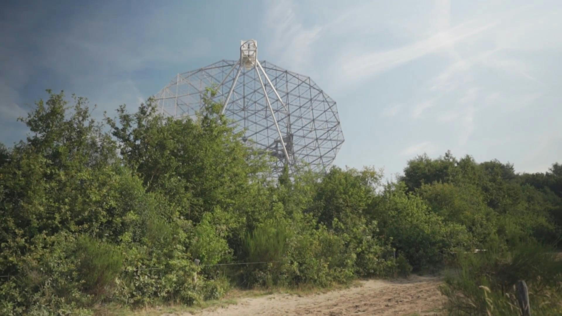 A Radar Situated Among The Trees And Bushes Free Stock Video Footage ...