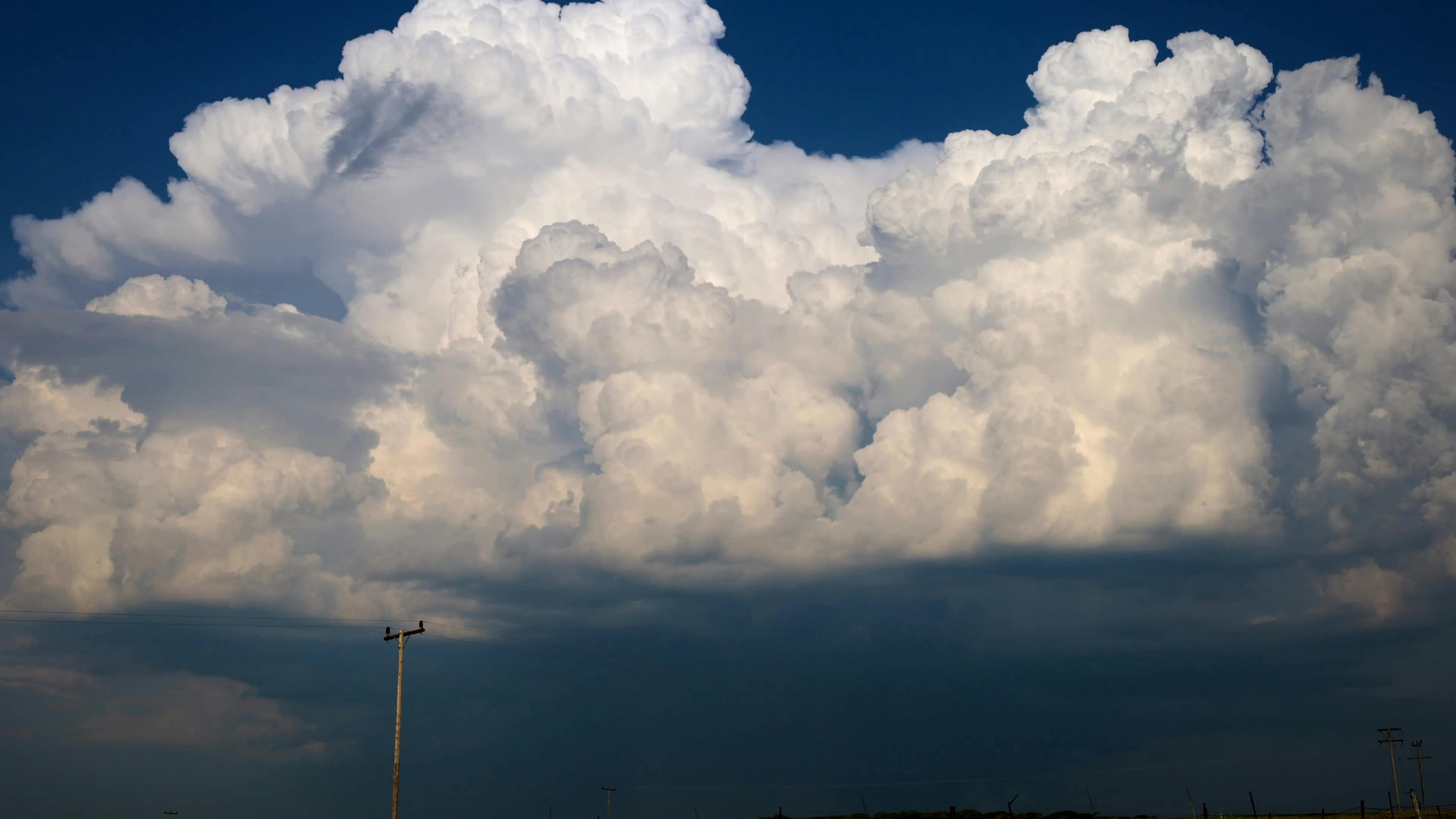 Dramatic Cumulonimbus Clouds Timelapse Free Stock Video Footage, Royalty-Free 4K & HD Video Clip