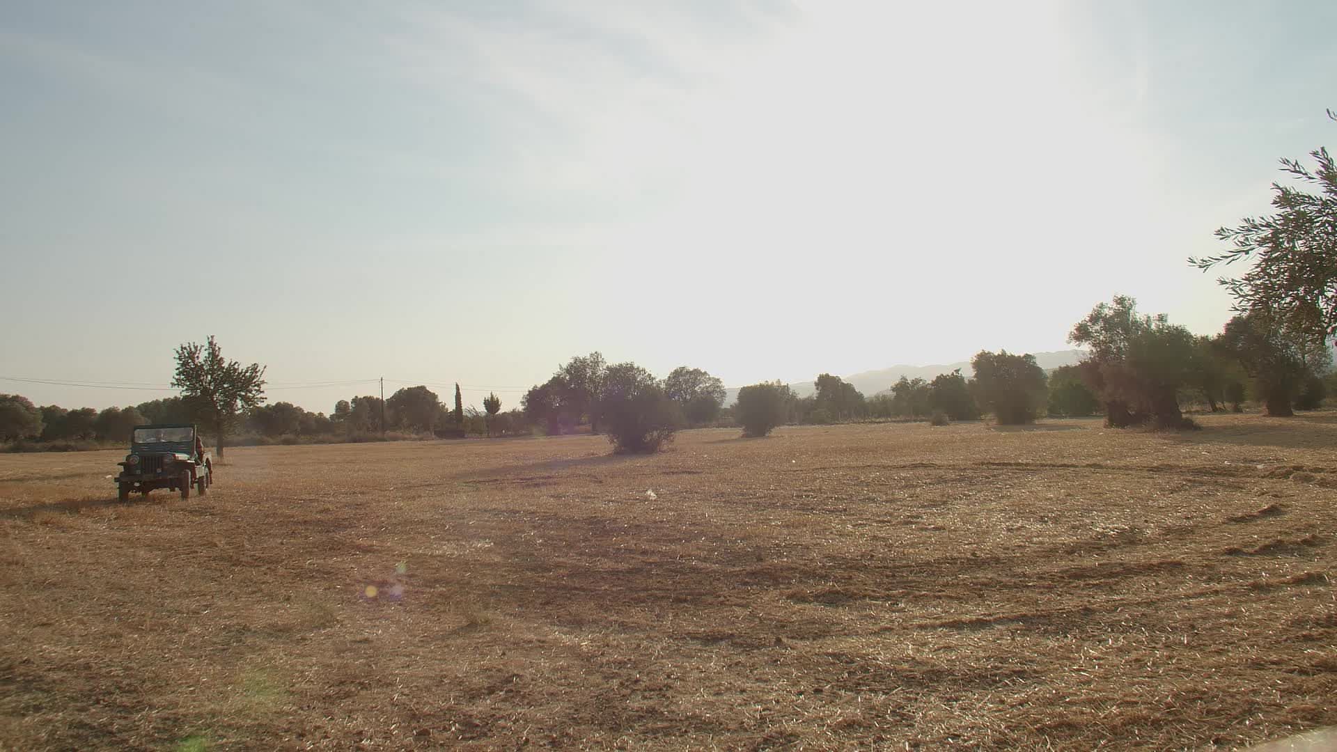 Vintage Jeep Off-Roading in Dusty Field Adventure Free Stock Video ...