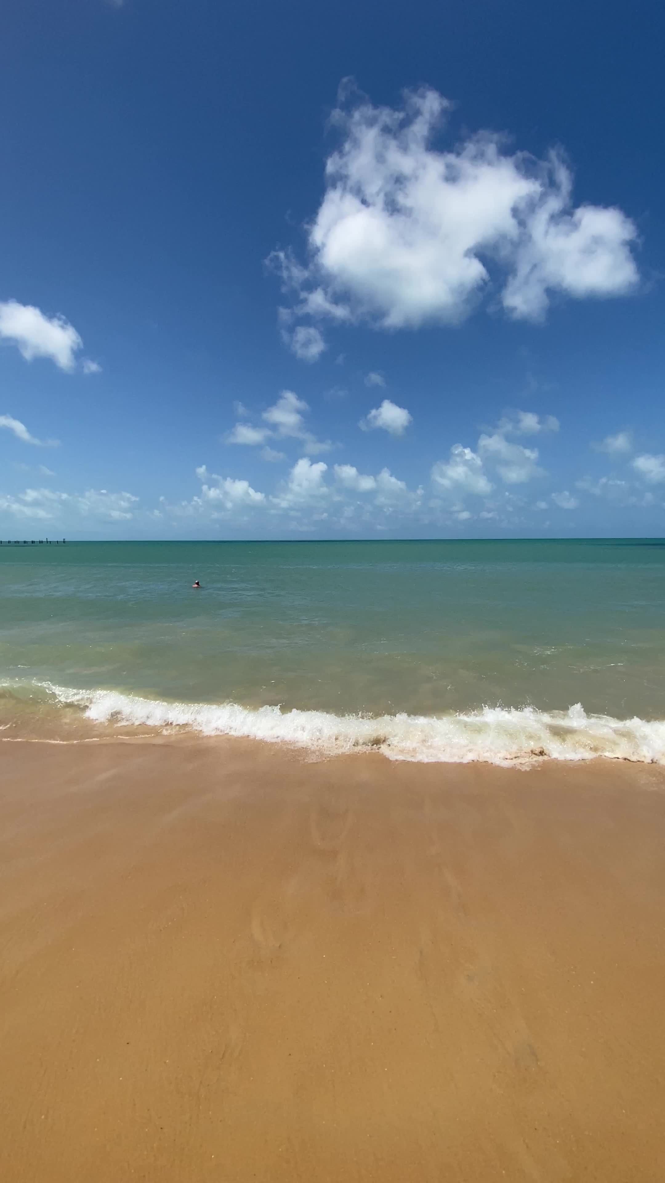 A Woman Walking Along The Seashore Free Stock Video Footage, Royalty ...