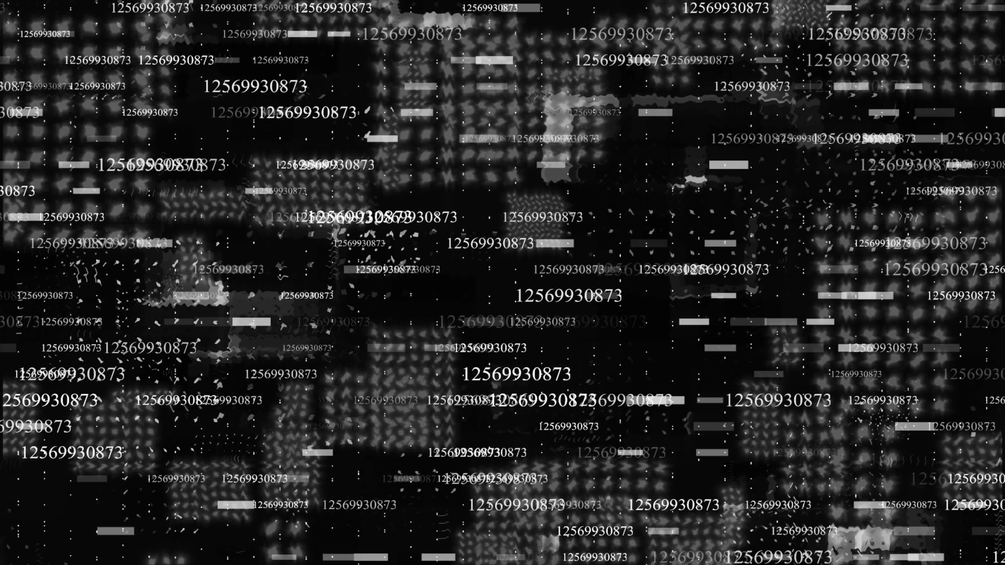 Dynamic Digital Number Animation on Dark Background Free Stock Video ...