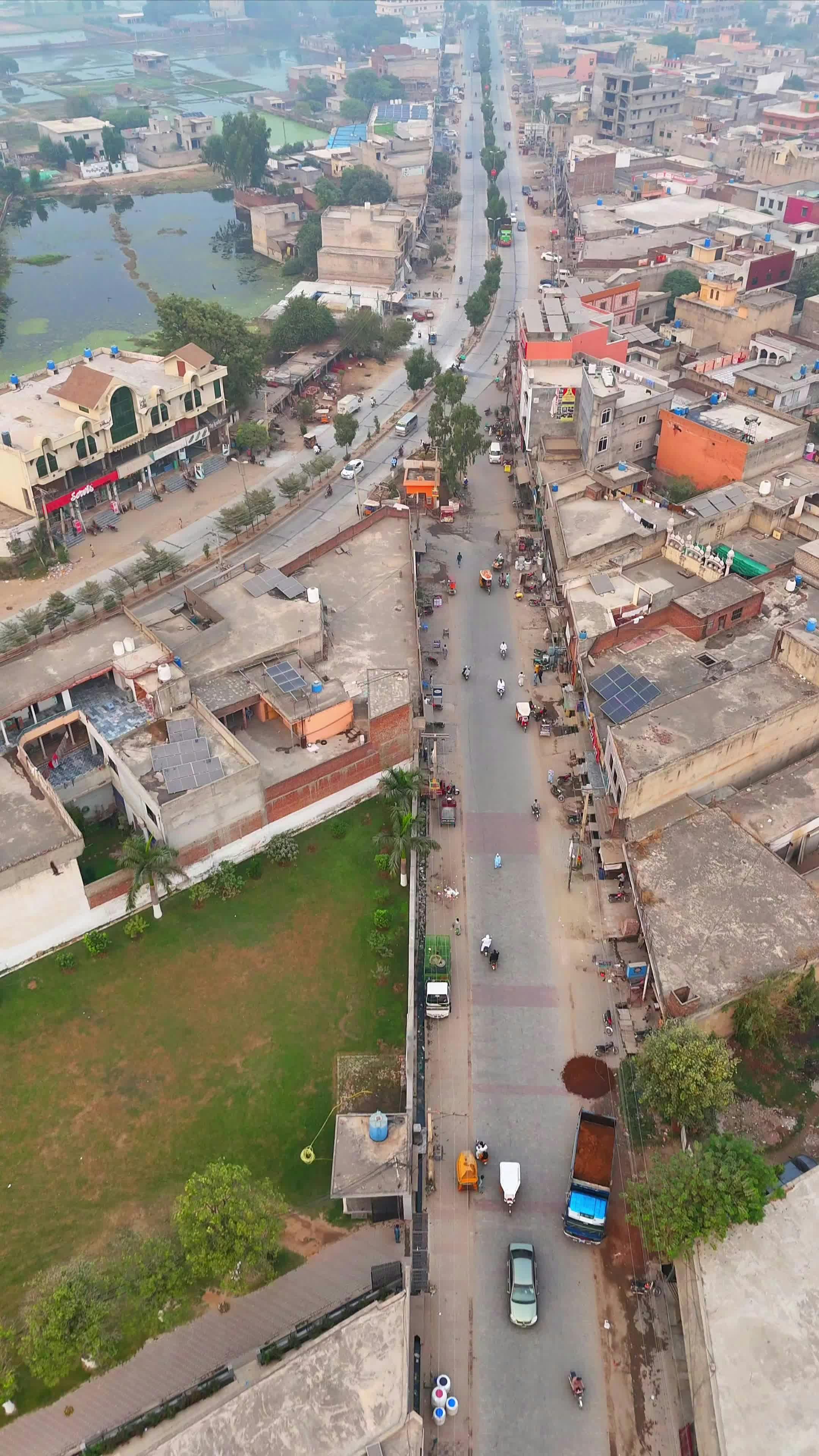 Dinga City Aerial View: Expansive Urban Landscape Free Stock Video ...