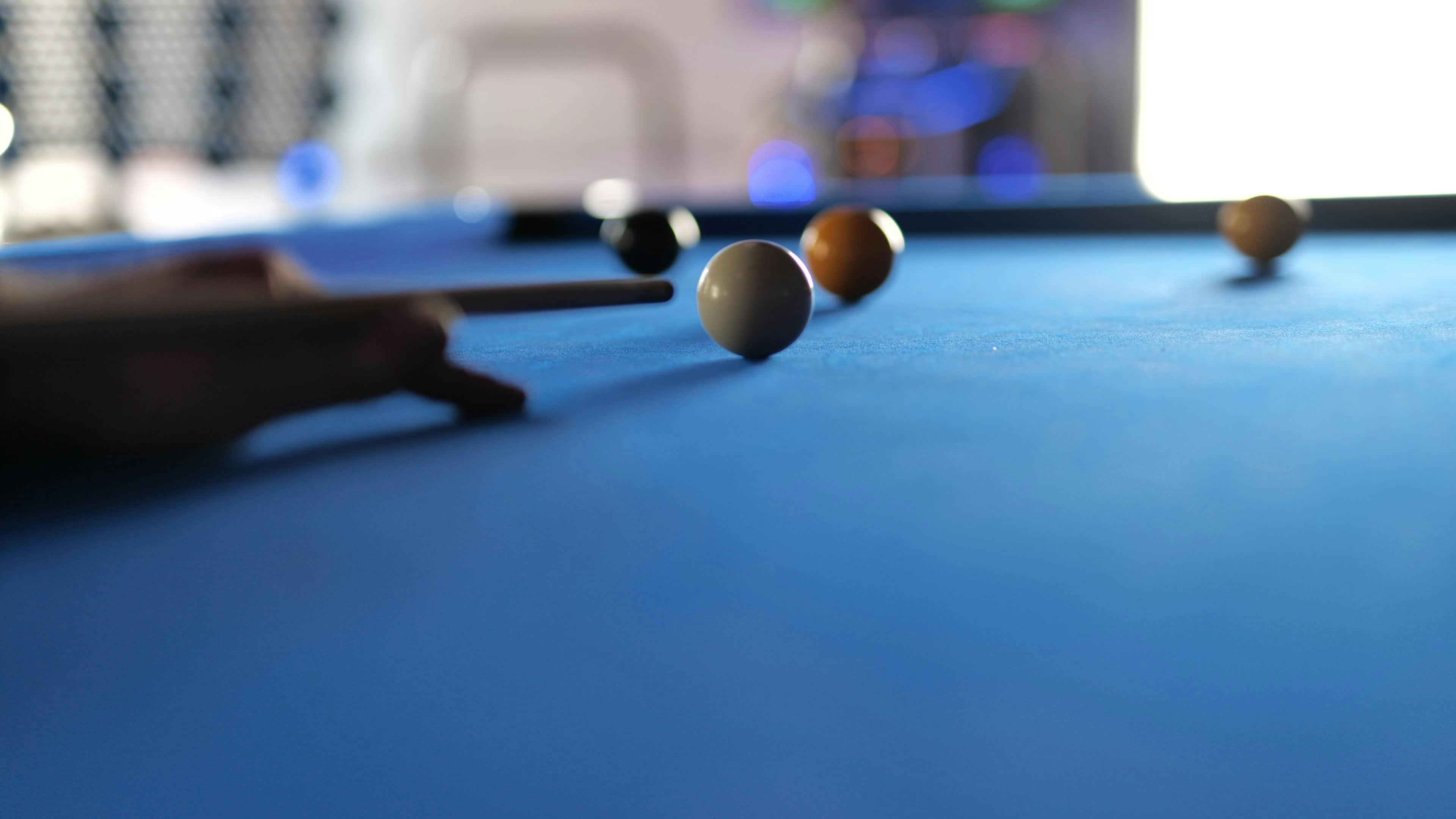 Pool Ball Falling Into Pocket Free Stock Video Footage, Royalty-Free 4K ...