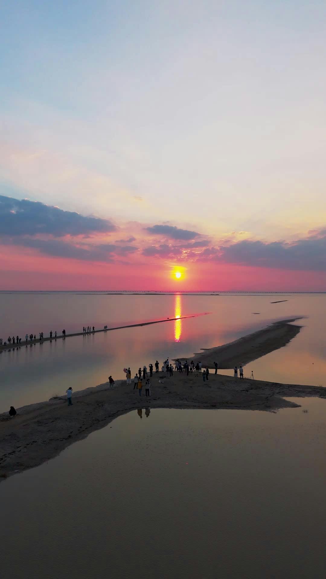 Stunning Sunset Over Shijiu Lake Free Stock Video Footage, Royalty-Free ...