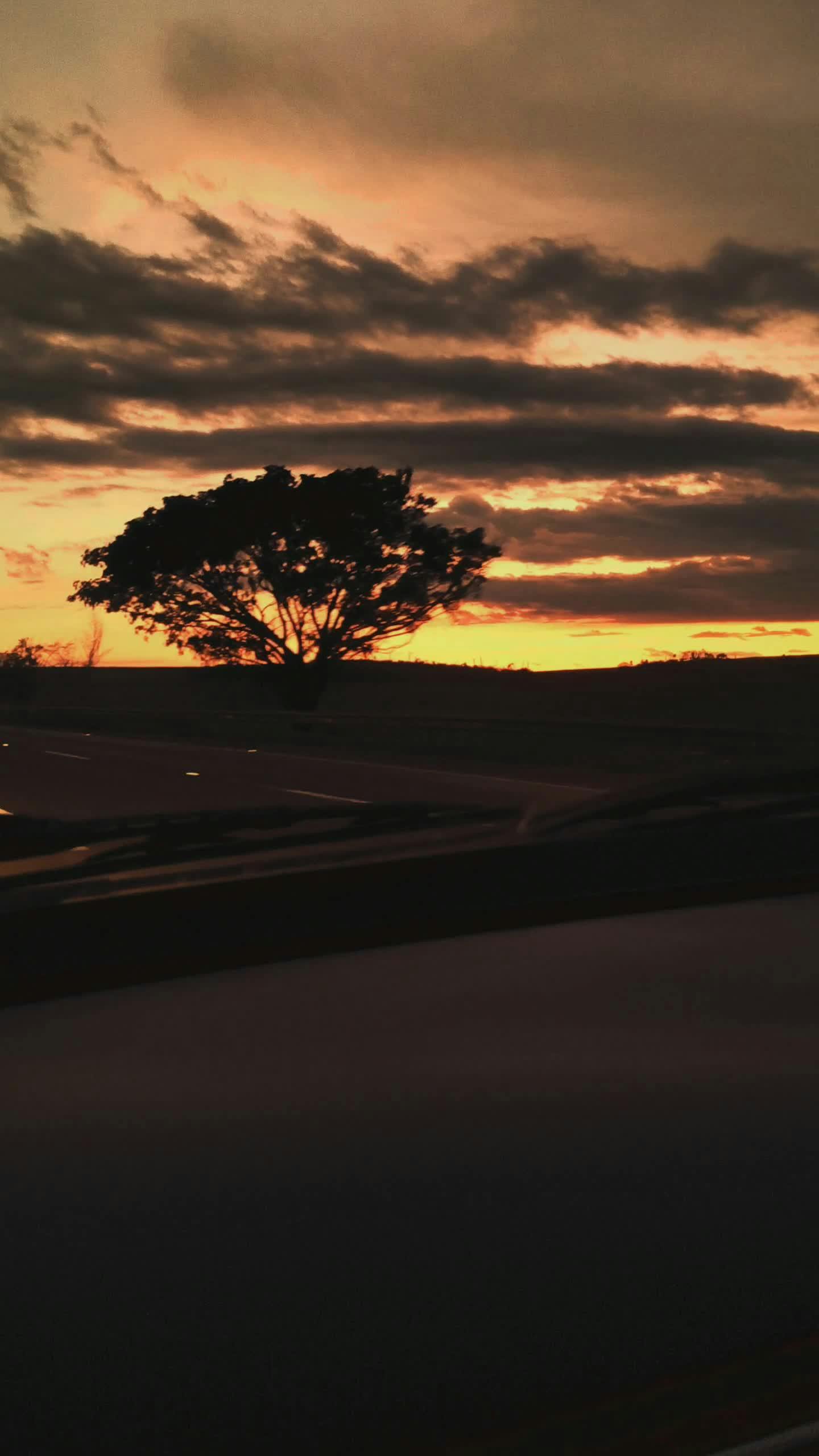 Stunning Sunset Over Countryside Road Free Stock Video Footage, Royalty ...