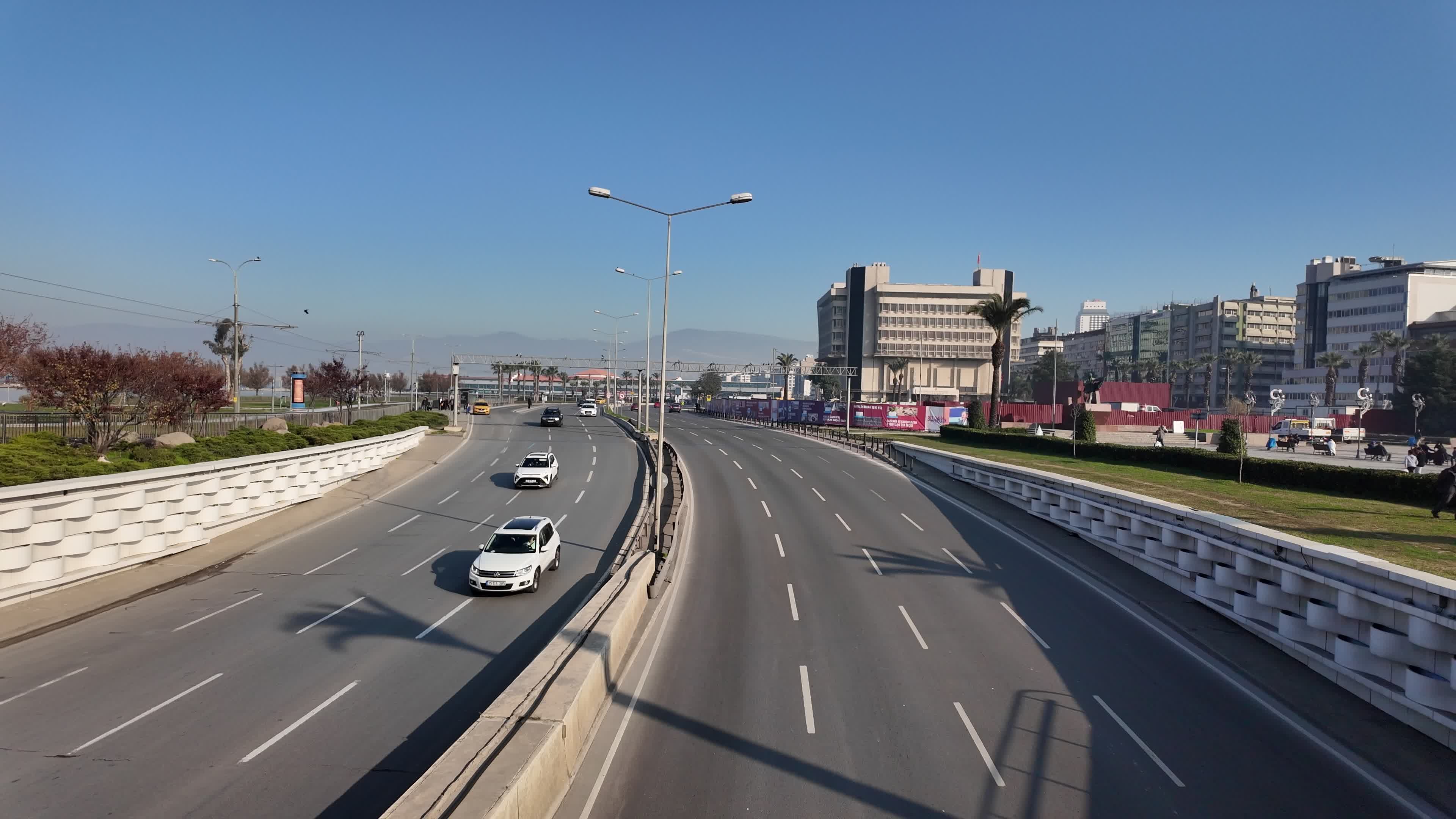 Busy Highway Traffic in Urban Metropolis Free Stock Video Footage ...