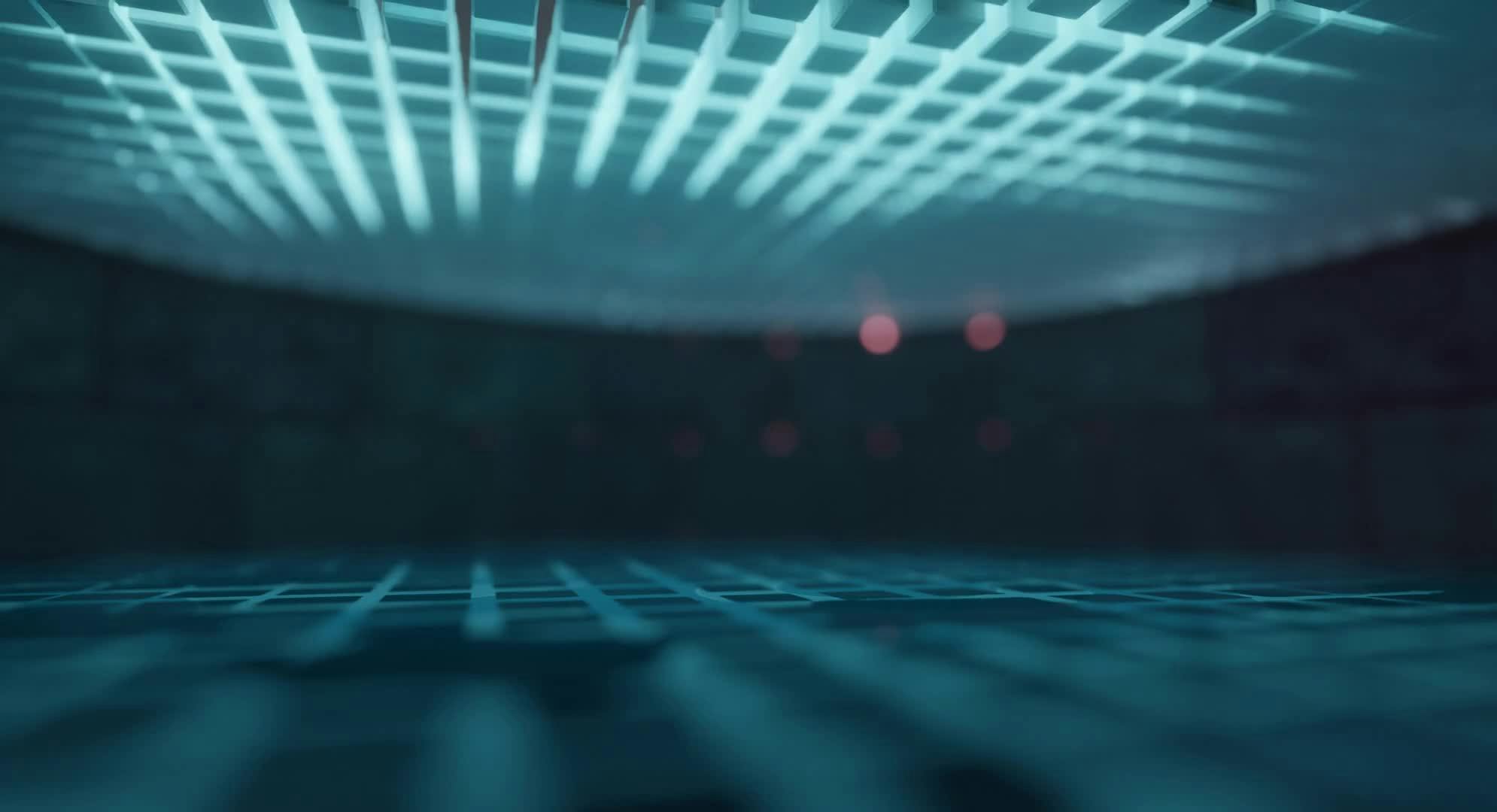Futuristic Grid Animation with Light Effects Free Stock Video Footage ...