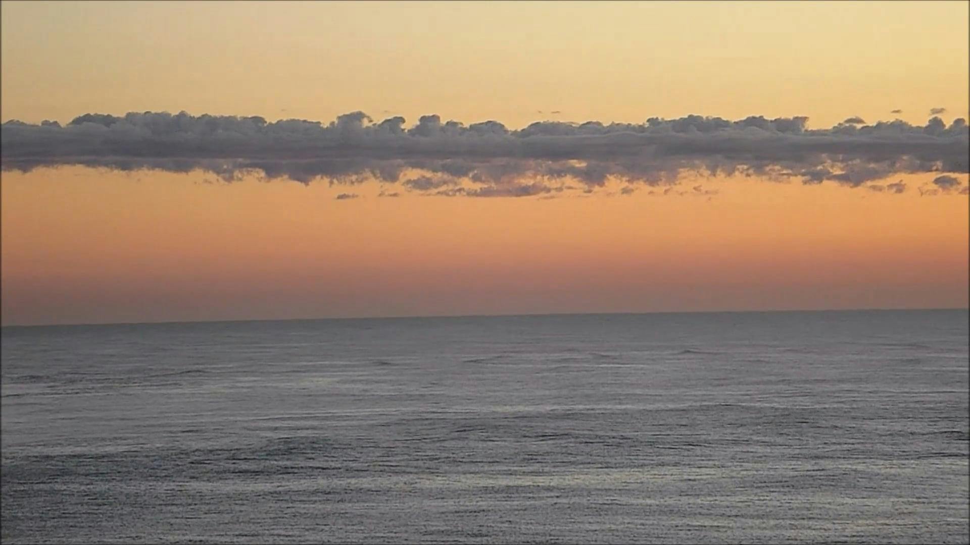 A Scenic View Of The Horizon Where The Sea Meets The Sky · Free Stock Video