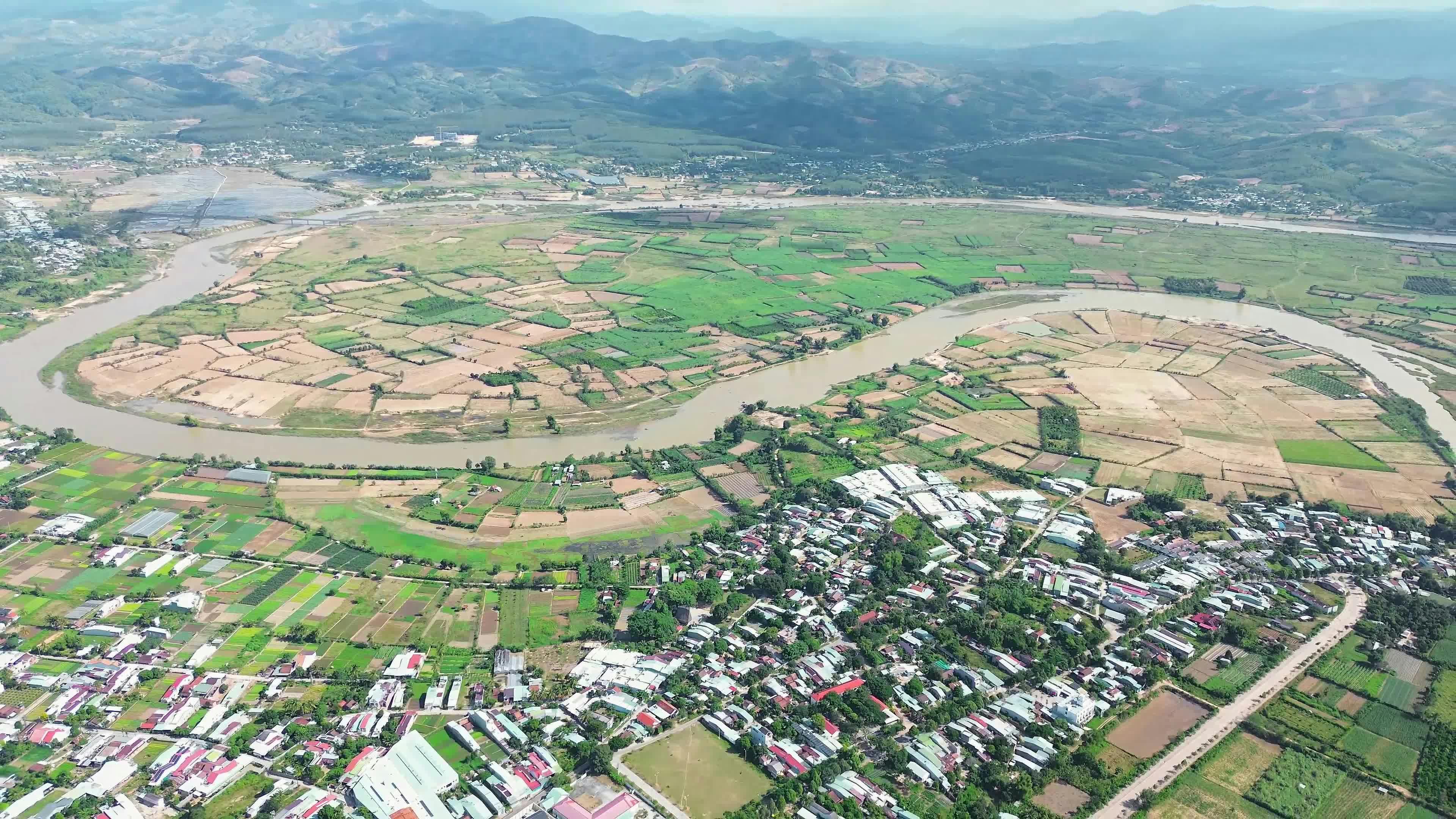 Aerial Panorama of Kon Tum's Scenic Countryside Free Stock Video ...