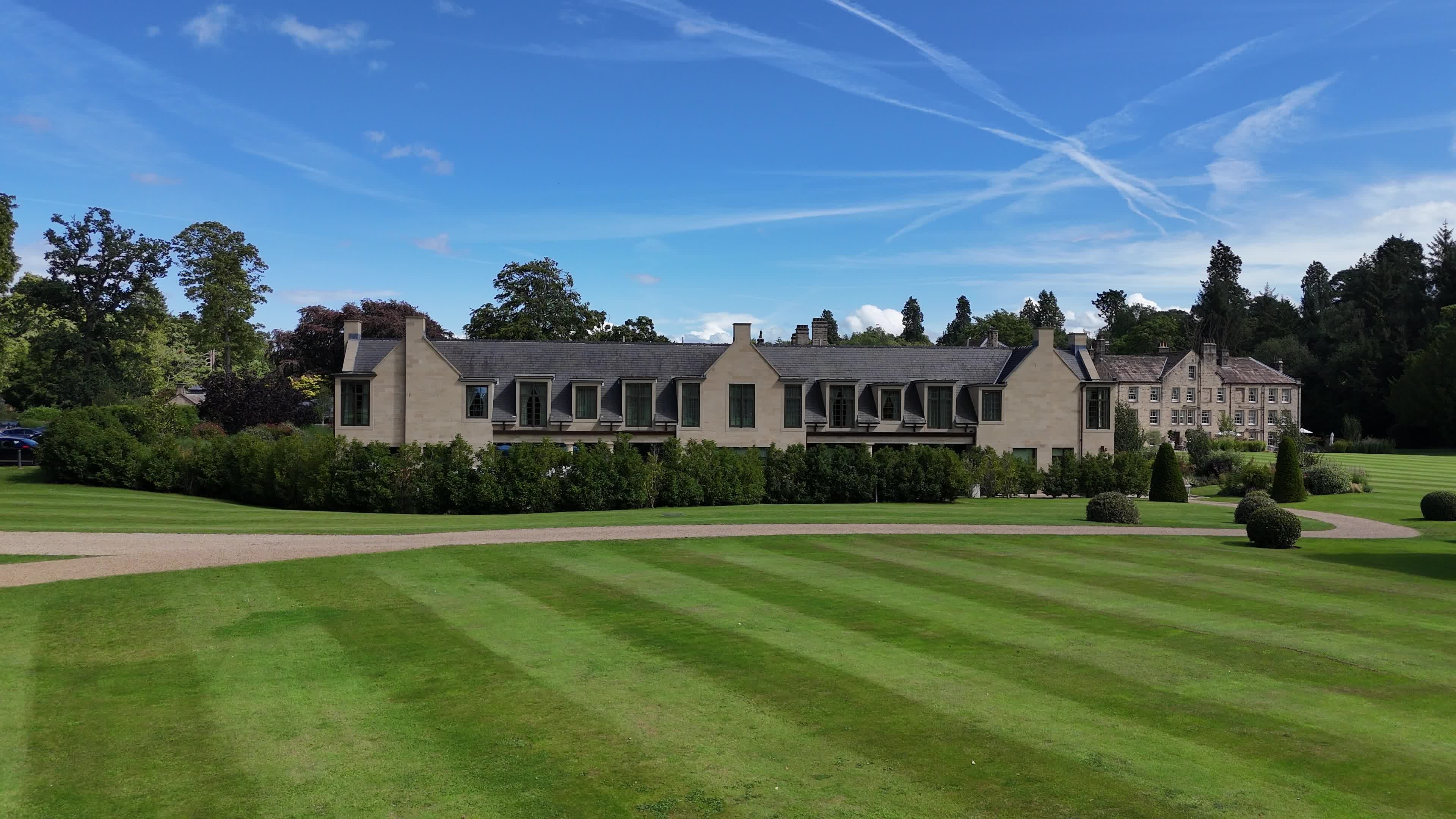 Charming English Countryside Estate on a Sunny Day Free Stock Video ...