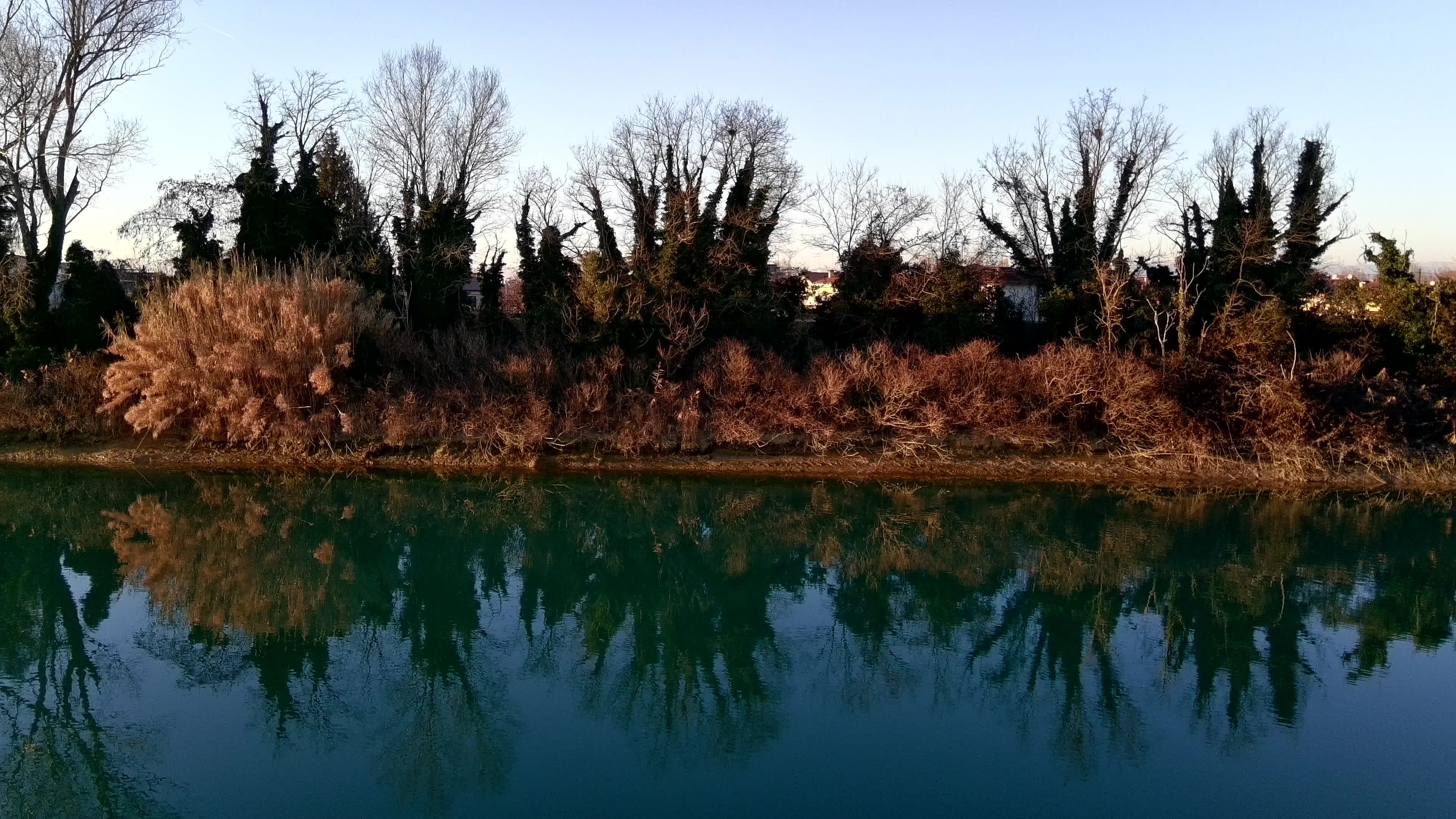 Scenic Aerial View of Tranquil Riverbank Free Stock Video Footage ...