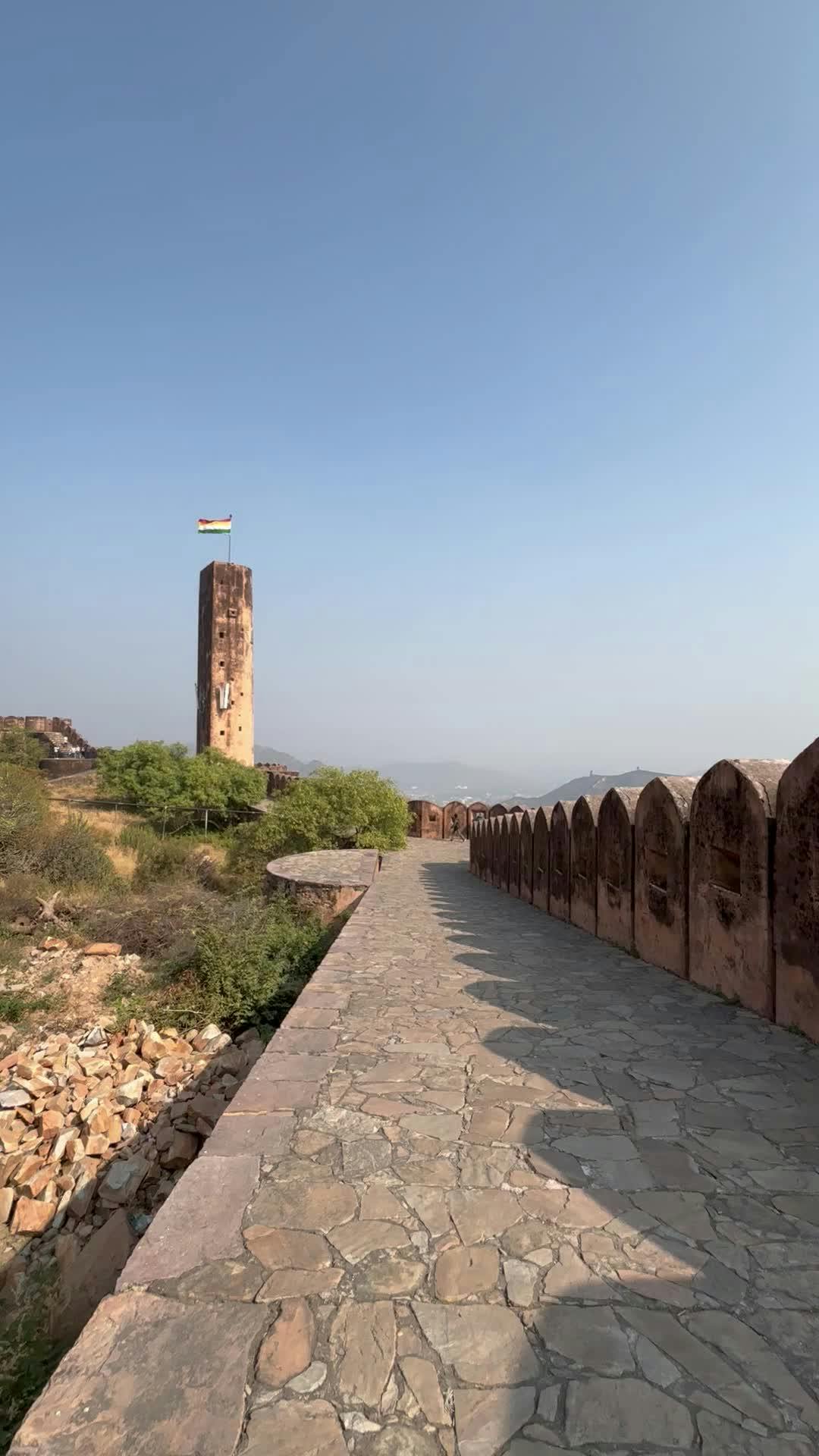 Historic Fort Pathway with Tower View Free Stock Video Footage, Royalty ...