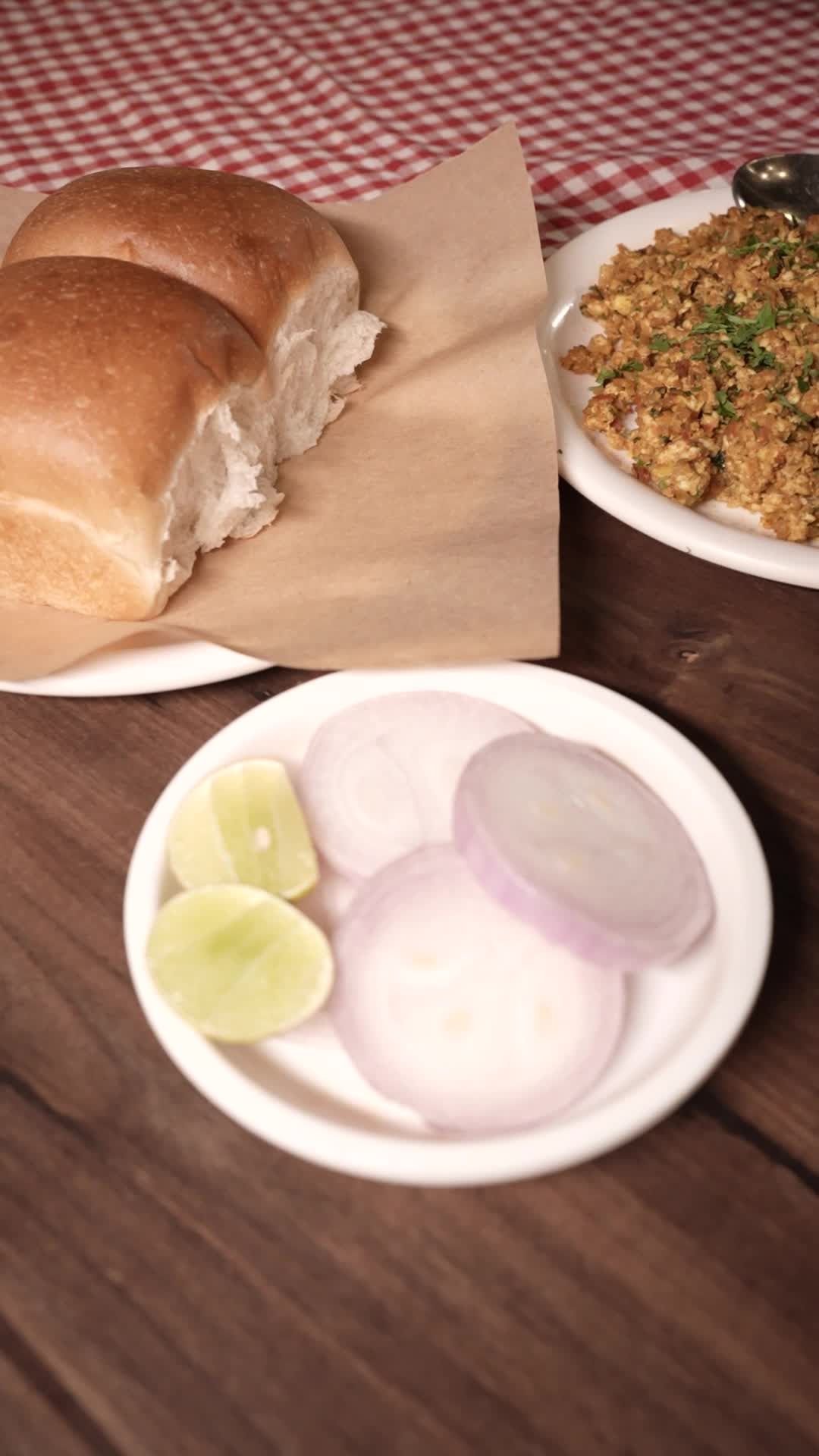 Delicious Indian Egg Bhurjee with Pav Recipe Free Stock Video Footage ...