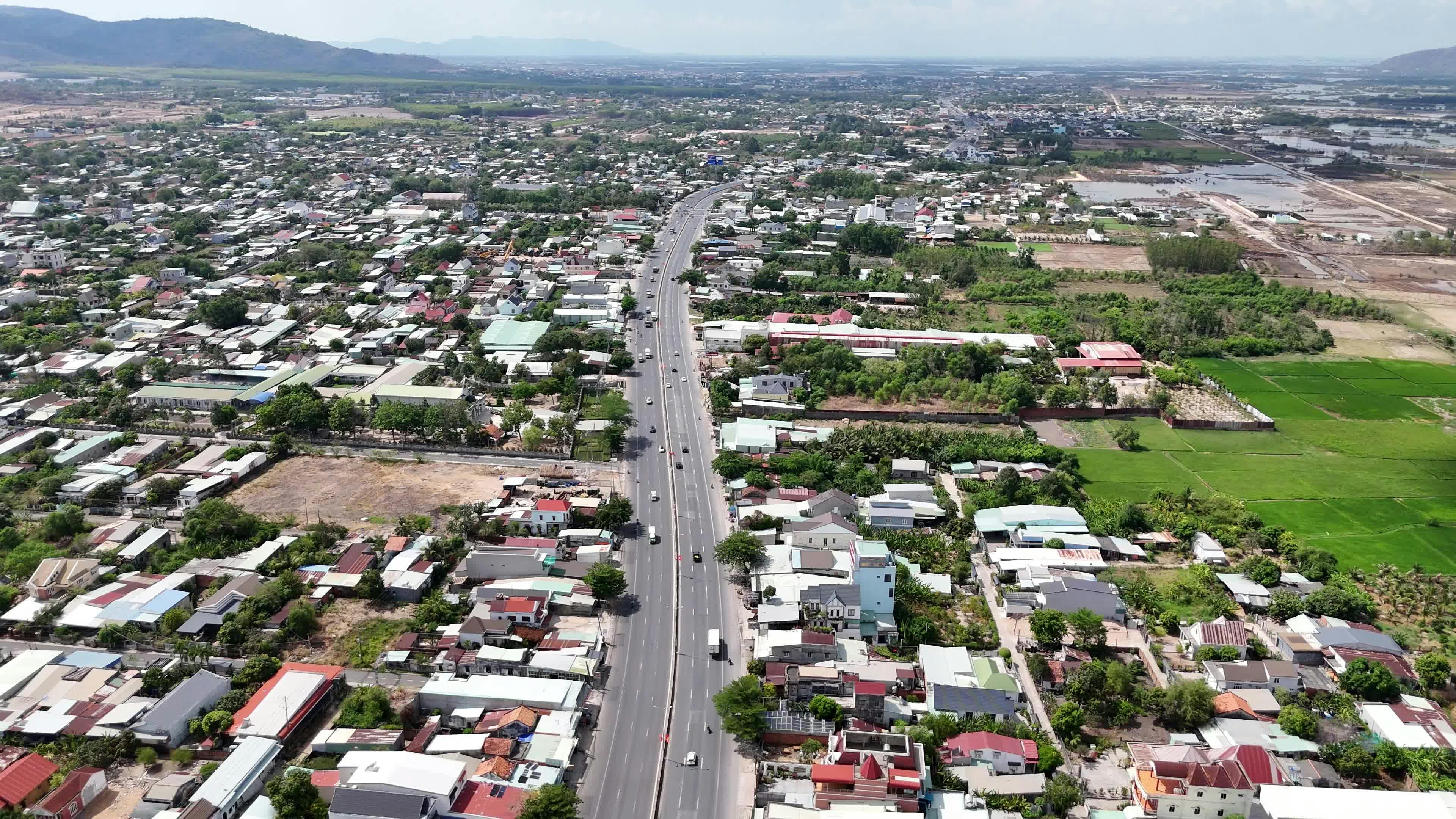 Aerial View of Vietnamese Urban Infrastructure Free Stock Video Footage ...