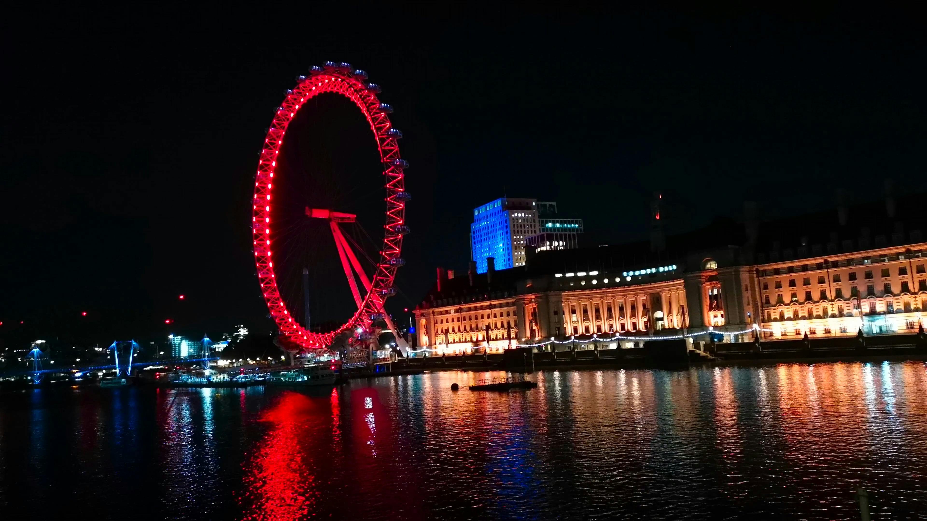 Time Lapse Video Of The London Eye On The Banks Of River Thames · Free ...
