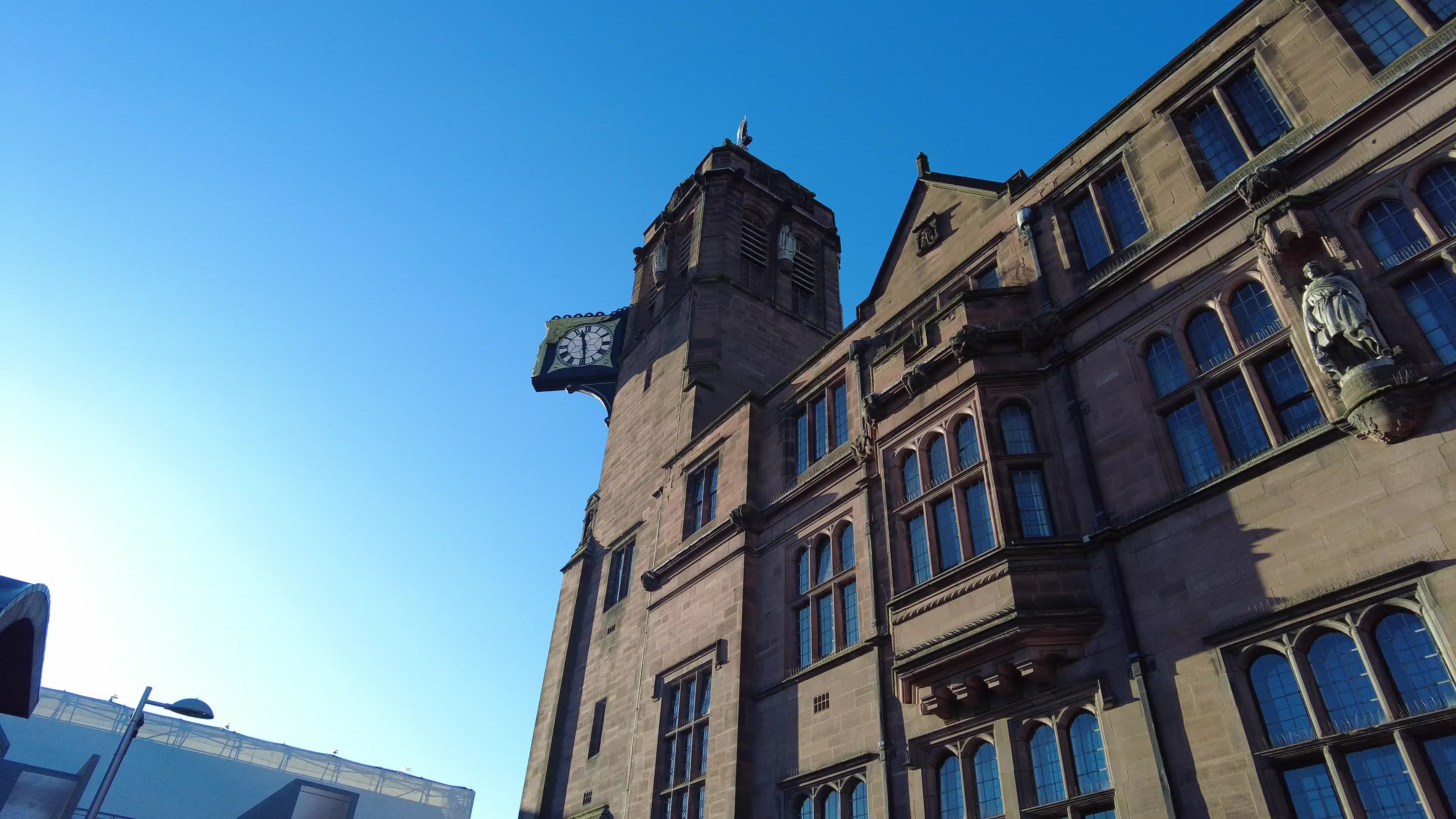 Historic Architecture of Coventry Building Free Stock Video Footage ...