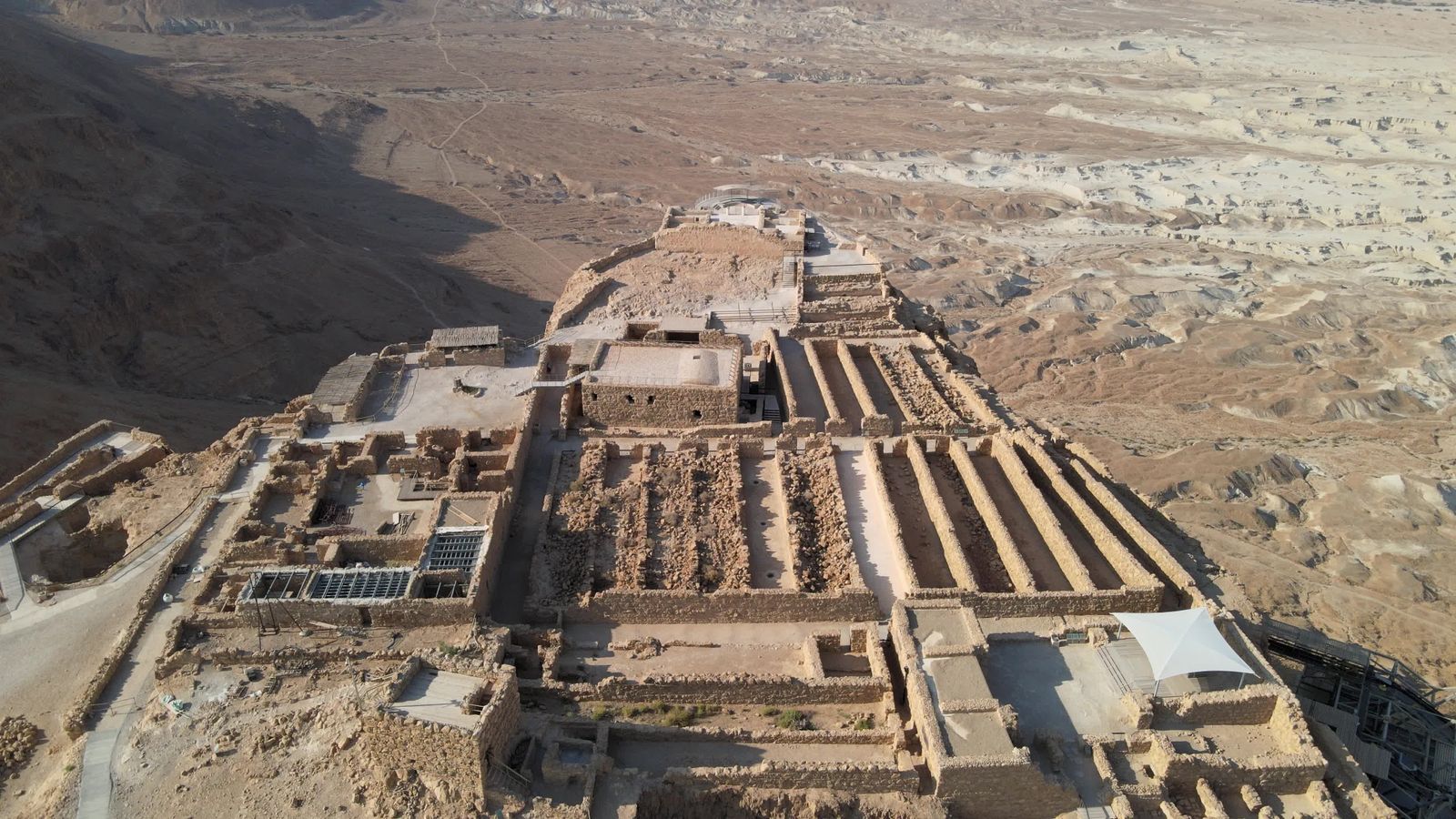 An Aerial Footage of Ancient Ruins of Babylon Free Stock Video Footage ...