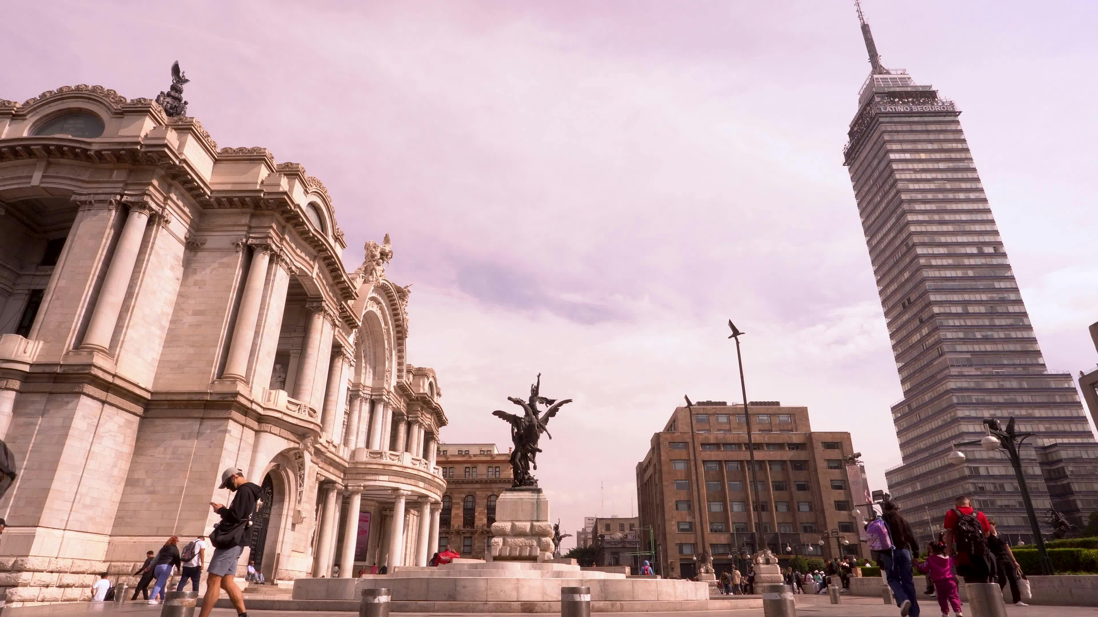 Mexico City Daytime Landmark Tour Free Stock Video Footage, Royalty ...