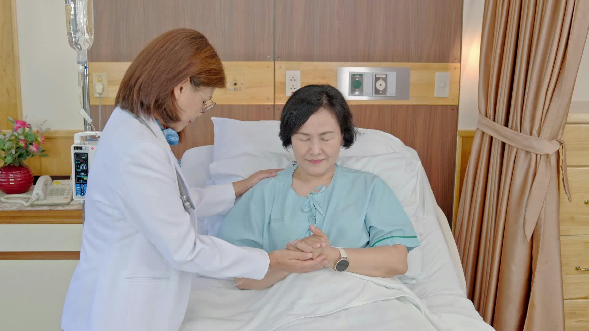 Compassionate Doctor Providing Patient Care Free Stock Video Footage ...