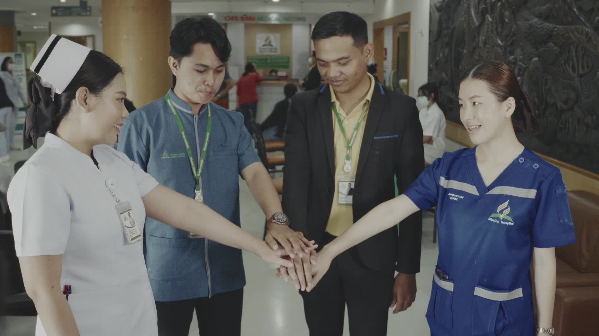 Healthcare Team Collaboration in Hospital Setting Free Stock Video ...