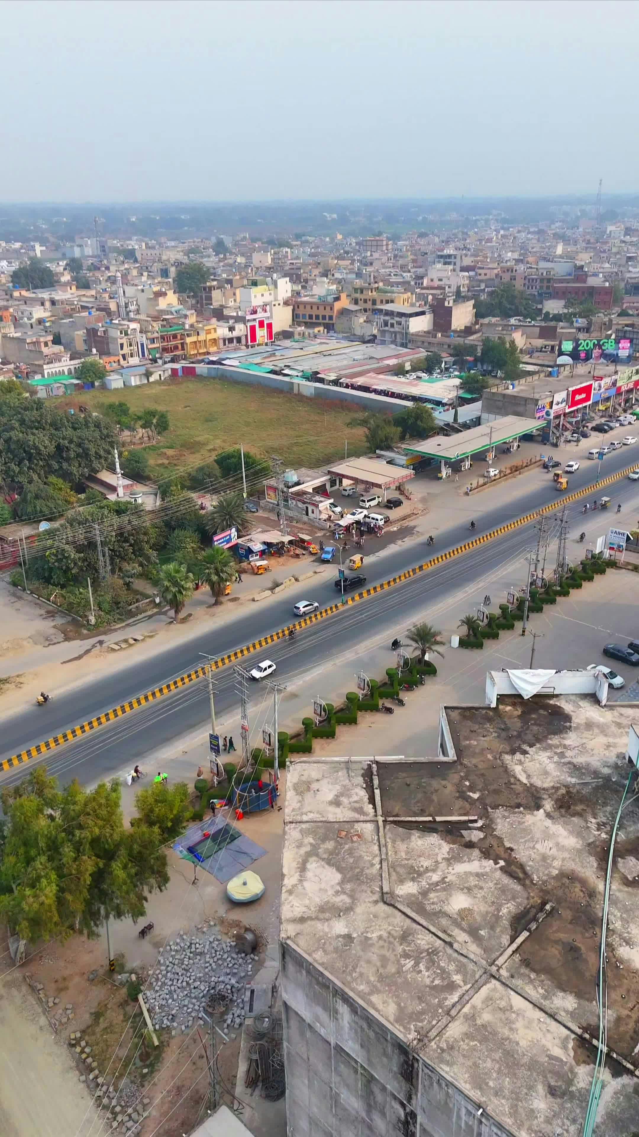 Traffic On An Intersection Road In A City Free Stock Video Footage ...