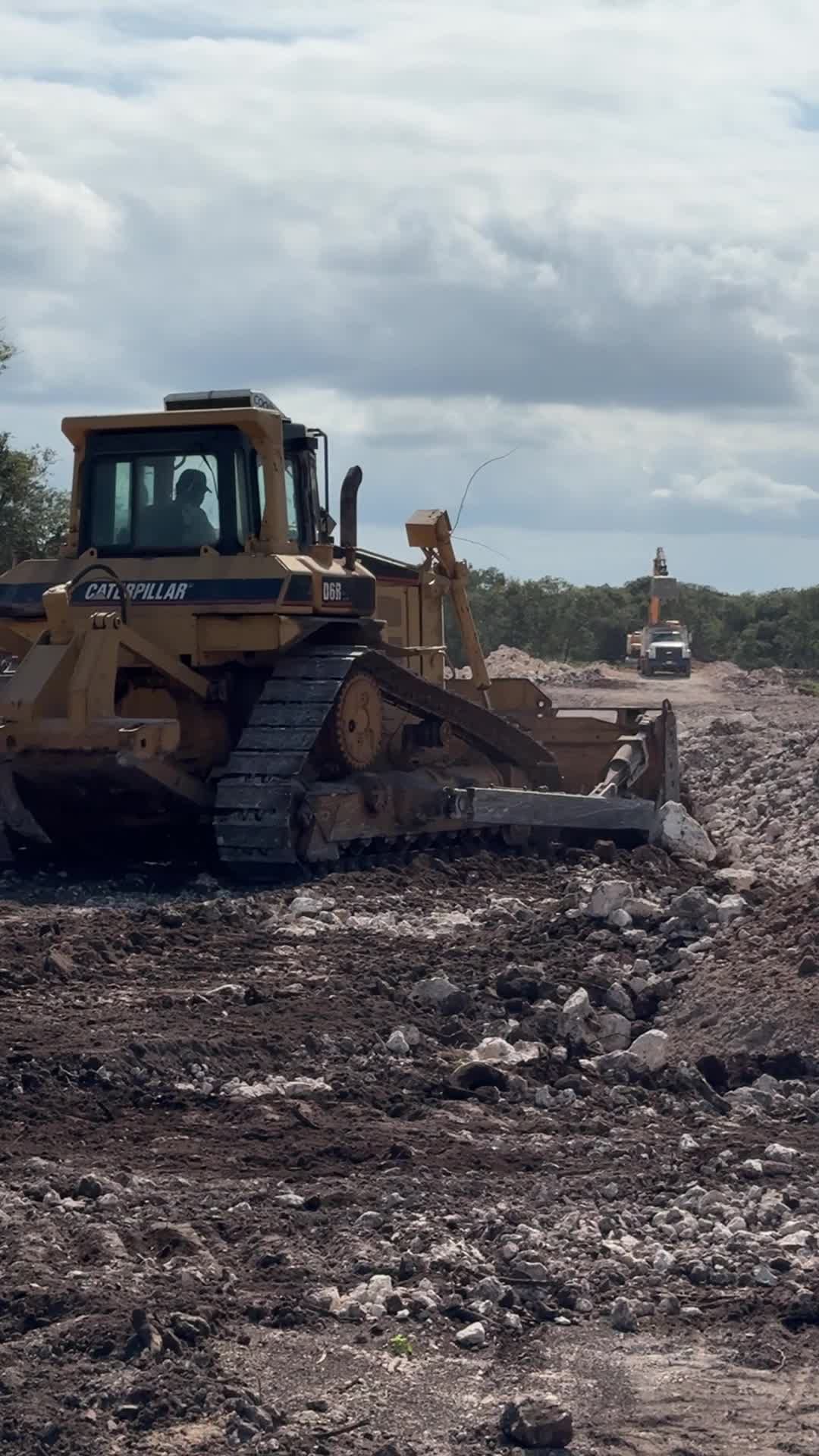Heavy Machinery in Action at Construction Site Free Stock Video Footage ...