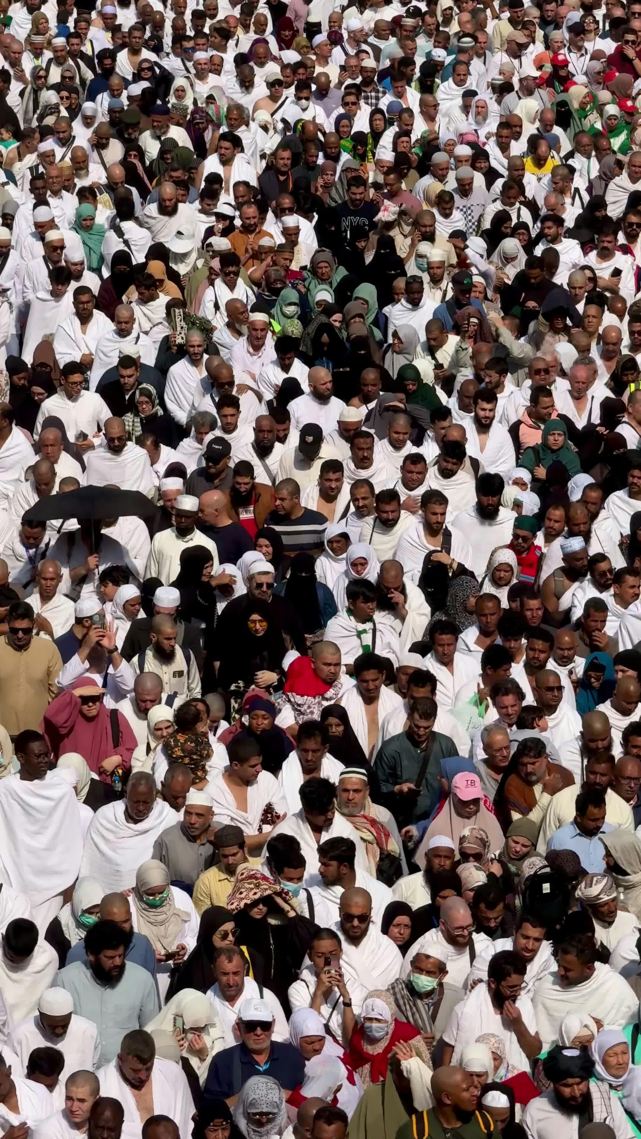 Vibrant Crowd at Mosque in Saudi Arabia Free Stock Video Footage ...