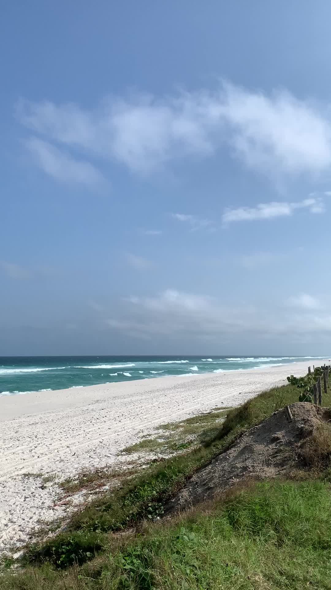 Scenic Beach View with Ocean Waves Free Stock Video Footage, Royalty ...