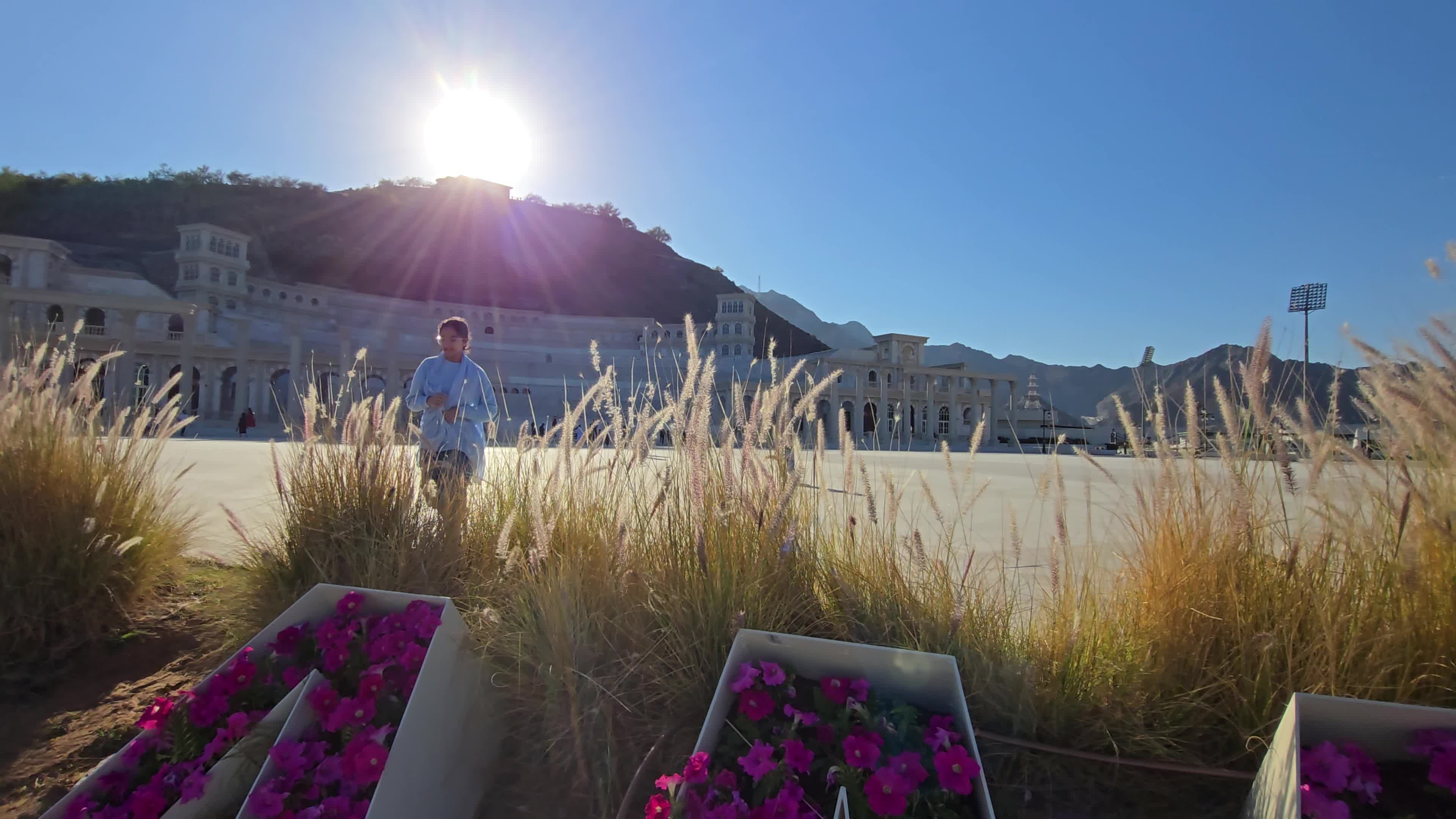 Sunny Day at Iconic Outdoor Venue Free Stock Video Footage, Royalty ...