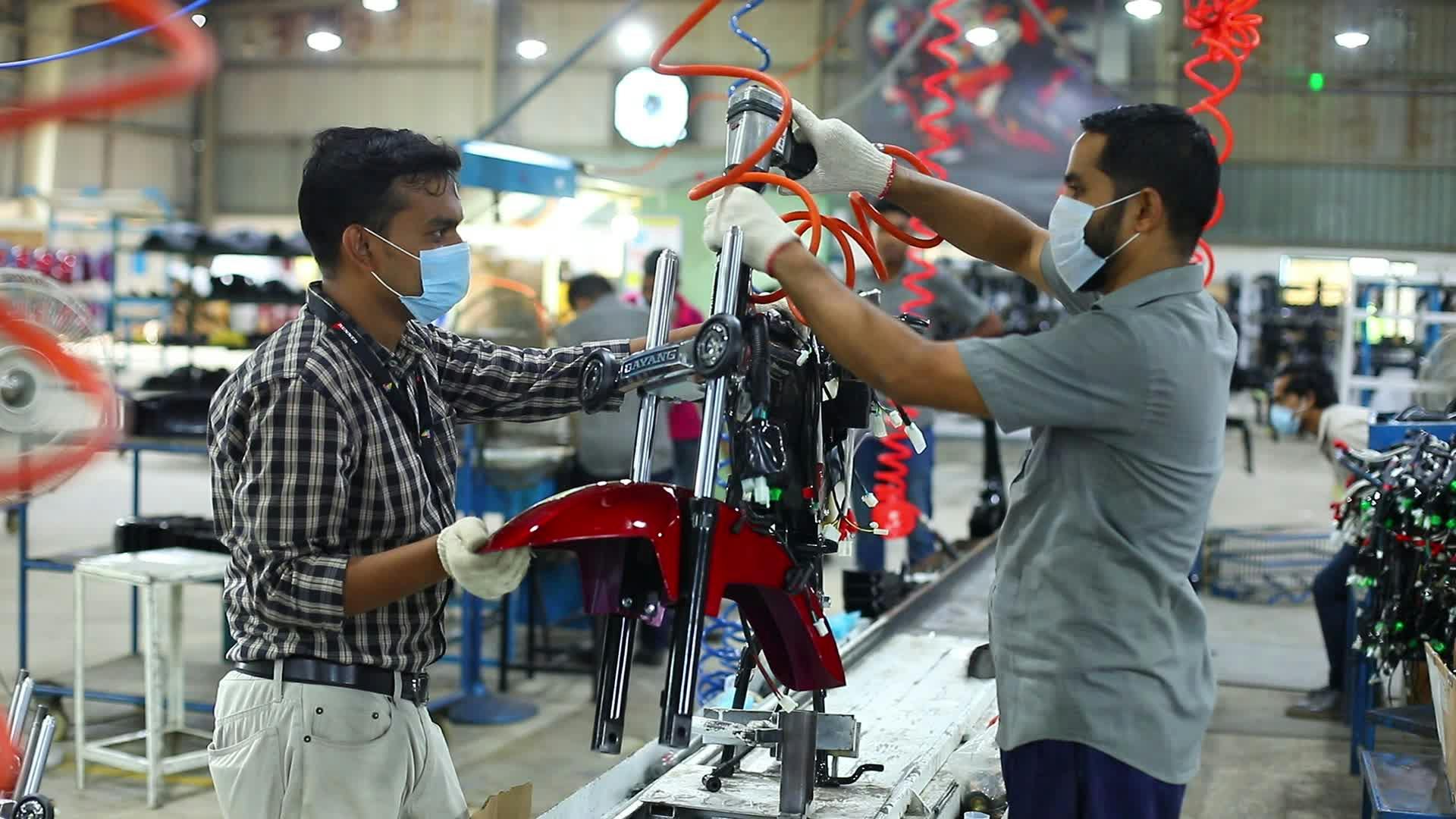 Motorcycle Engine Assembly in Factory Free Stock Video Footage, Royalty ...