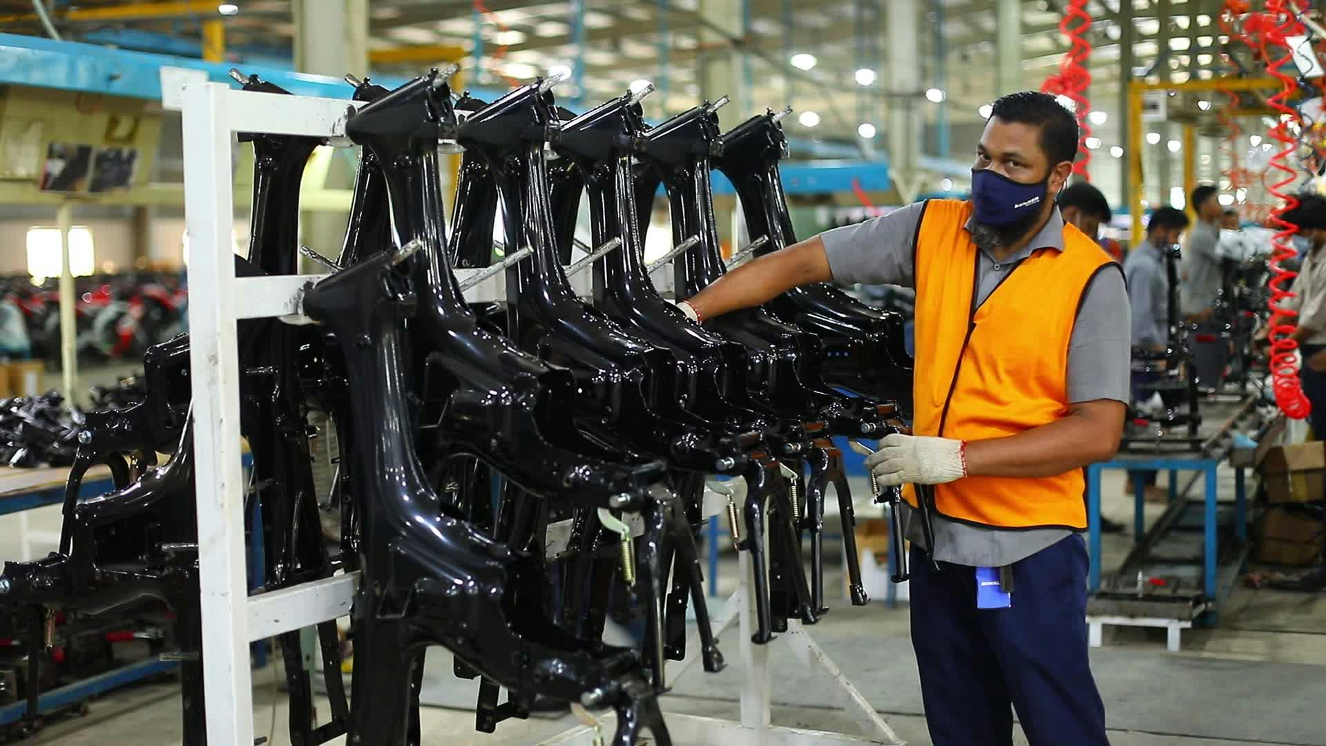 Motorcycle Engine Assembly in Factory Free Stock Video Footage, Royalty ...