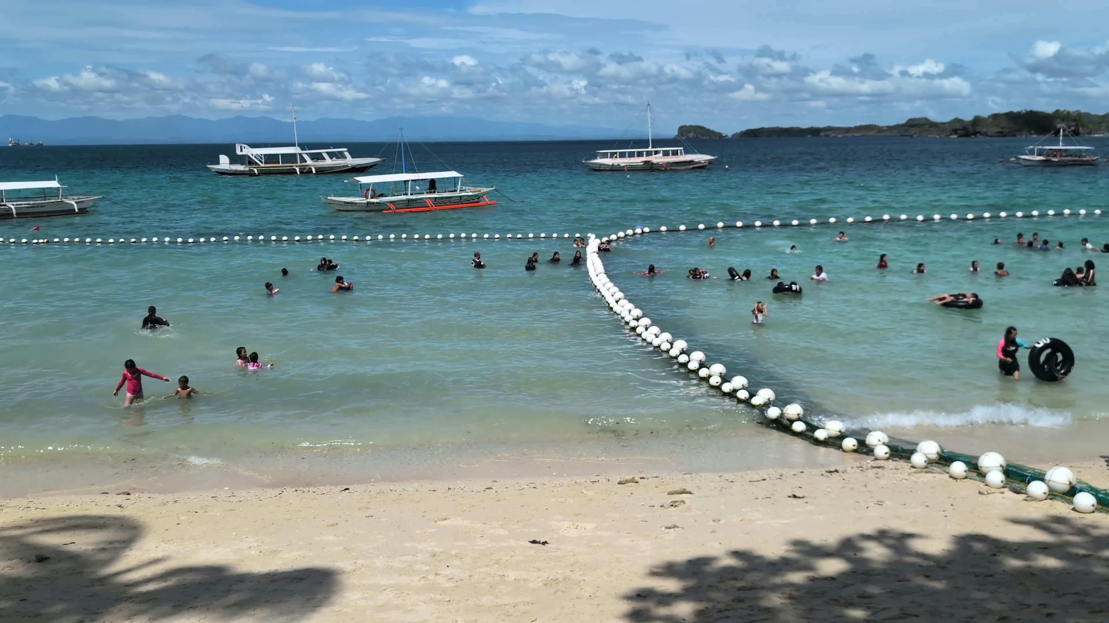 Relaxing Beach Day in the Philippines Free Stock Video Footage, Royalty ...