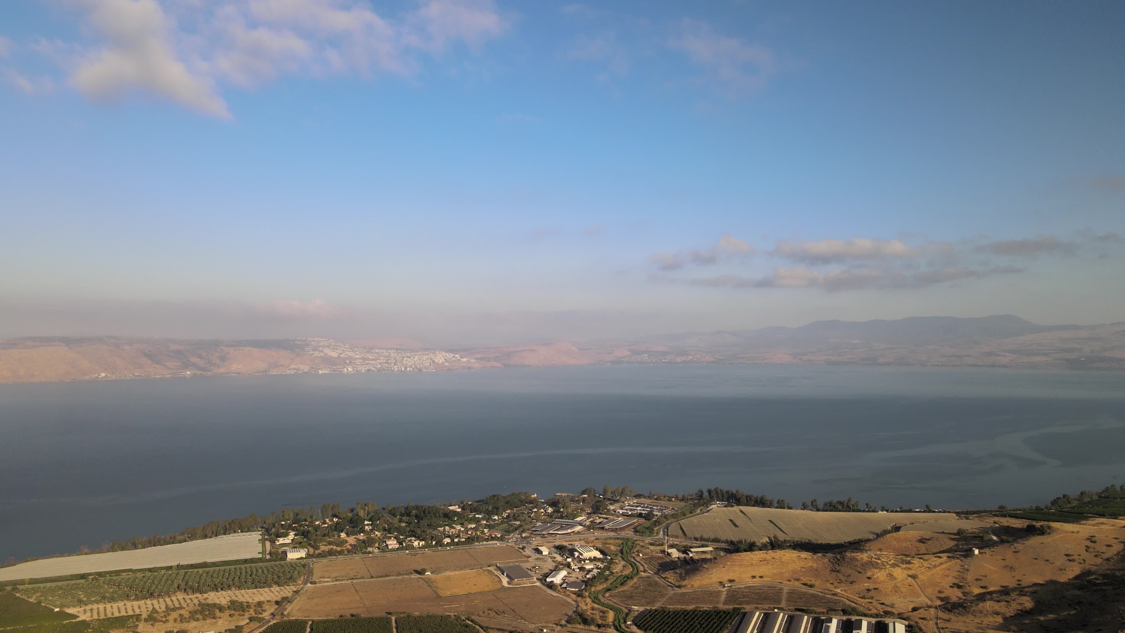 Parque Nacional De Sussita, El Mar De Galilea Y La Ciudad De Tiberíades ...