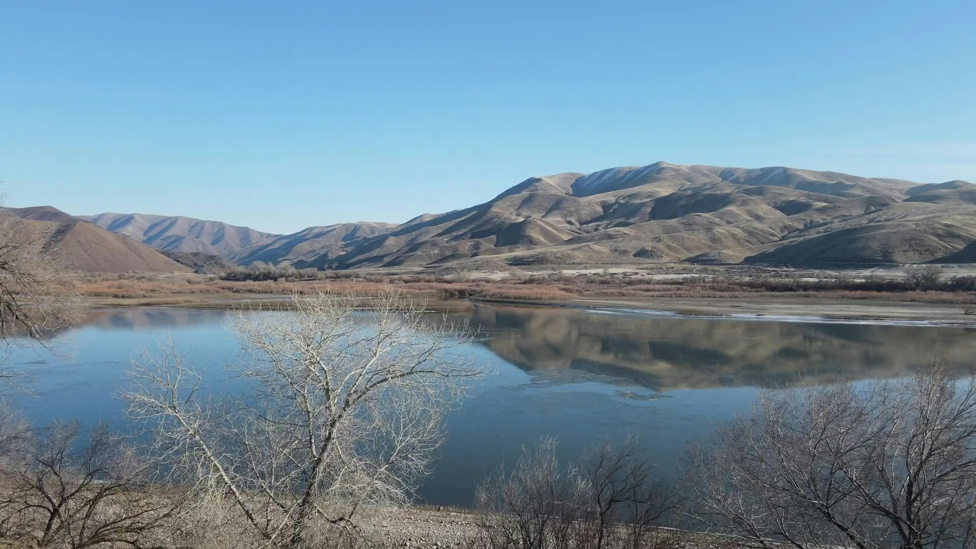 Huntington, Oregón, Río Snake · Vídeo de stock gratuito