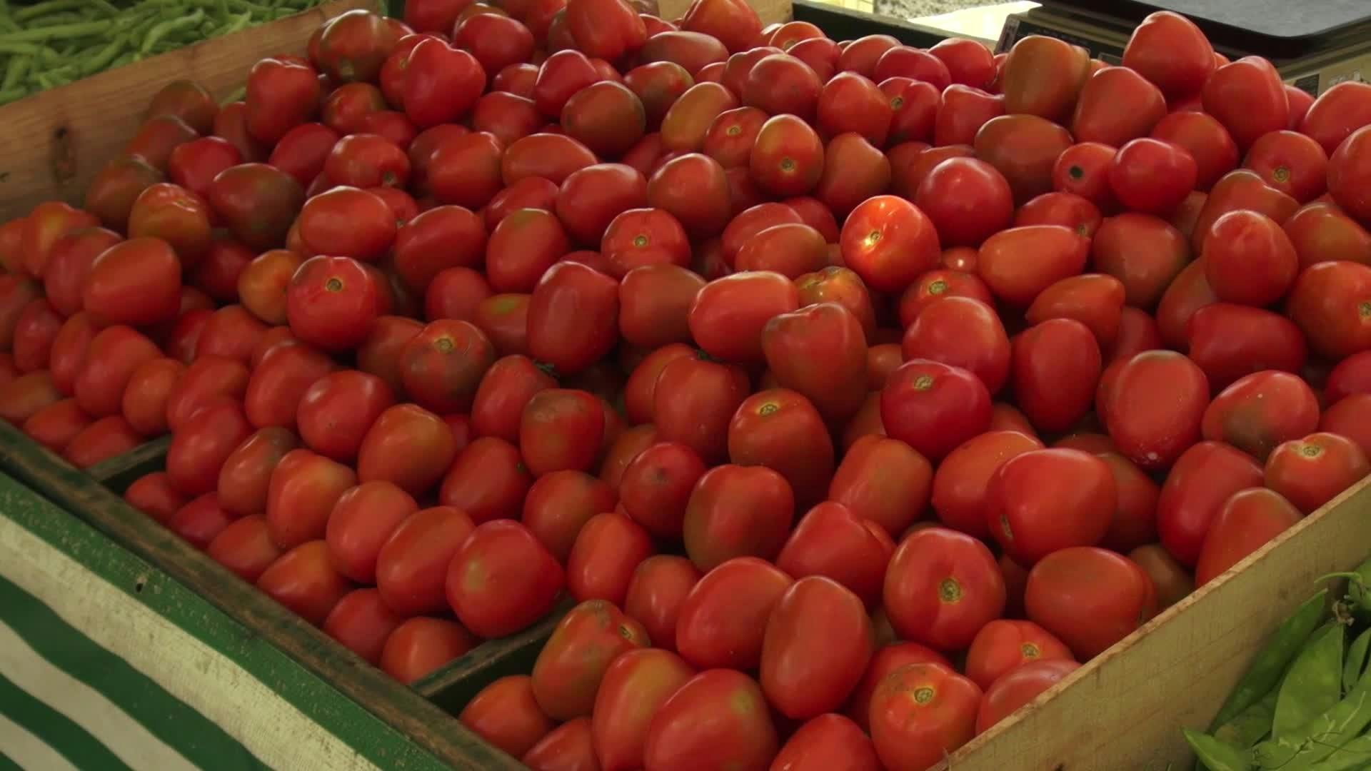 Fresh Produce Display at Local Market Free Stock Video Footage, Royalty ...