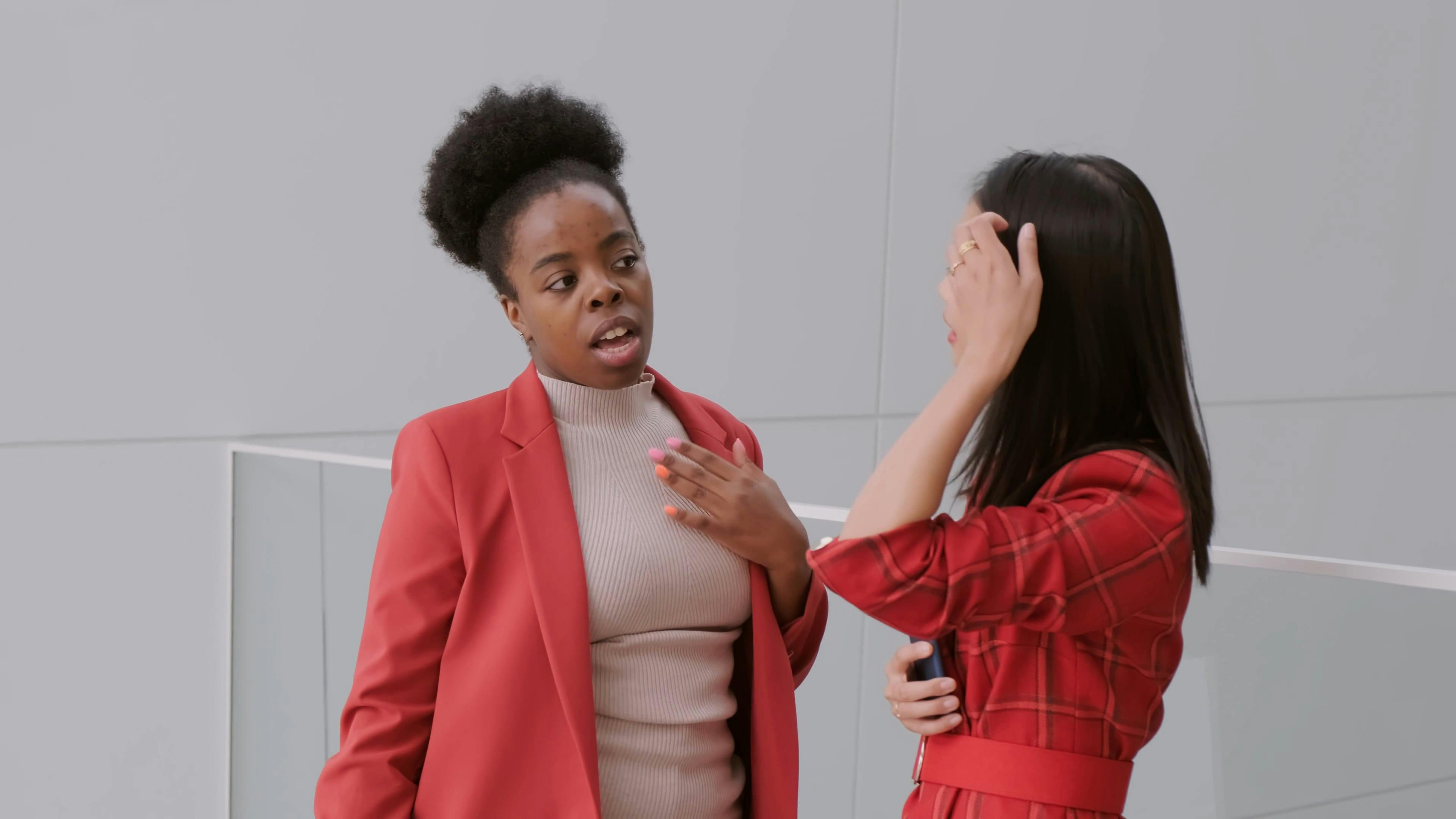 Two Women Having A Conversation · Free Stock Video