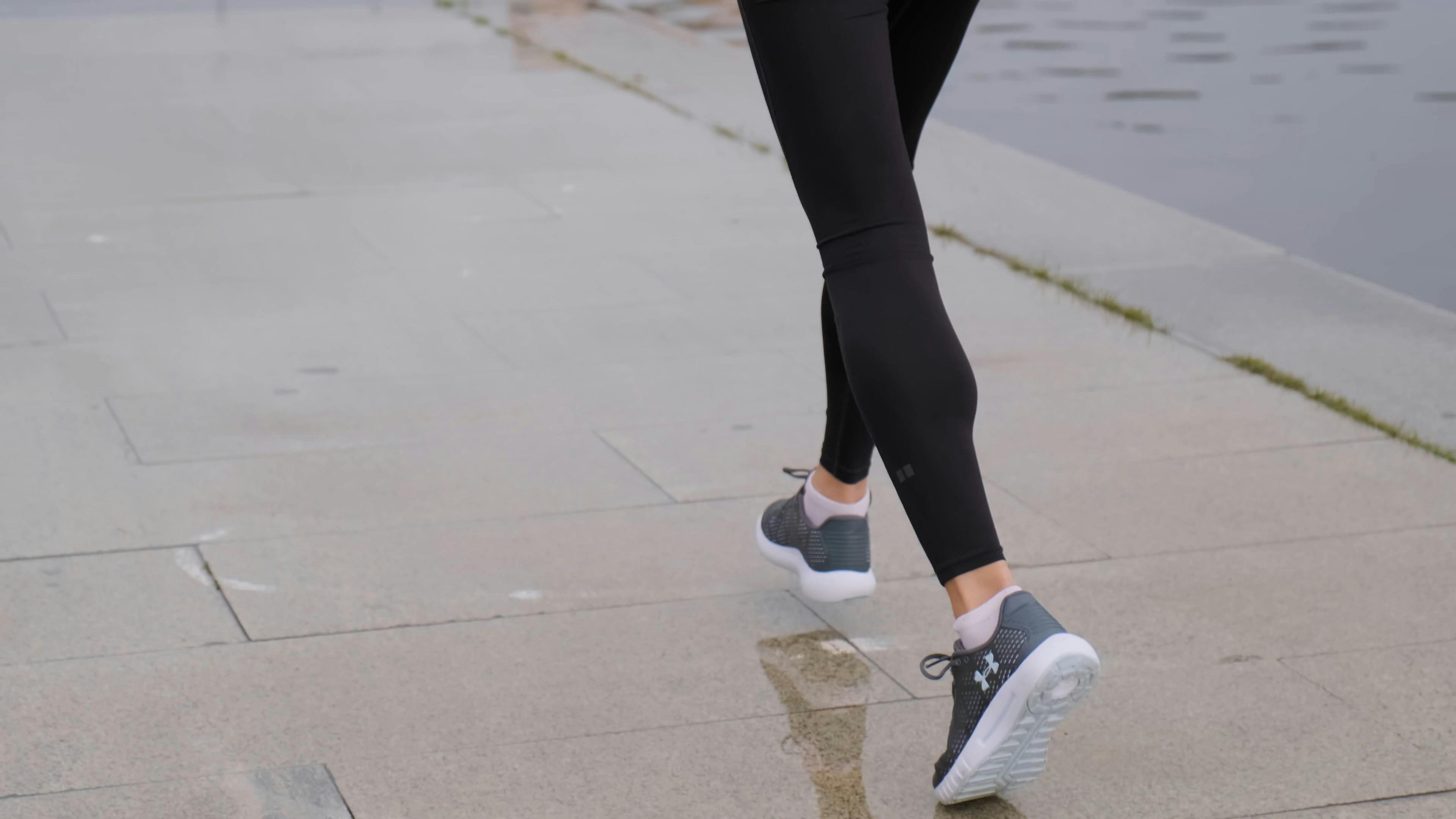 Backside Of A Woman Jogging Free Stock Video Footage, Royalty-Free 4K ...