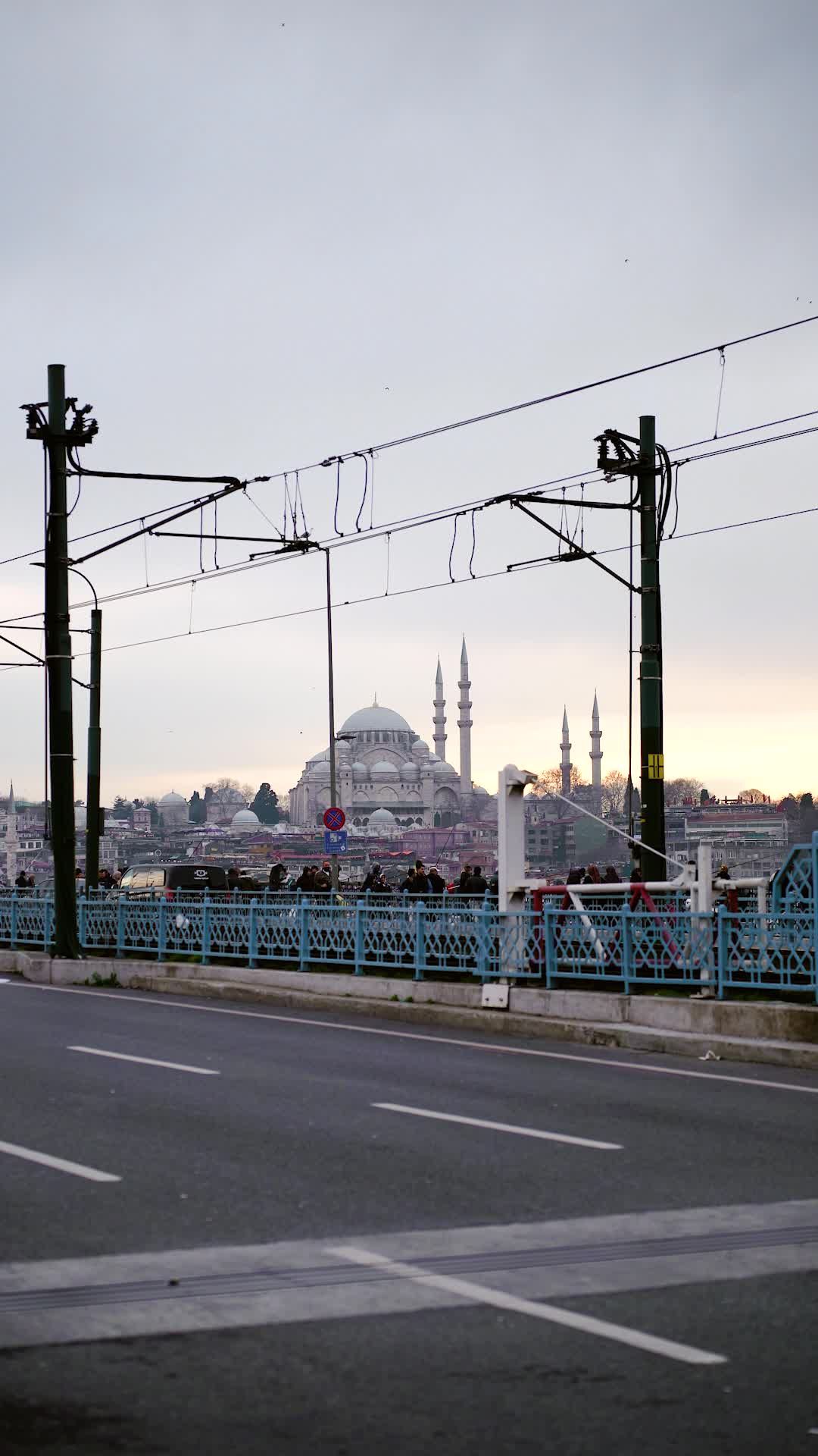Istanbul Street View with Cityscape Free Stock Video Footage, Royalty ...